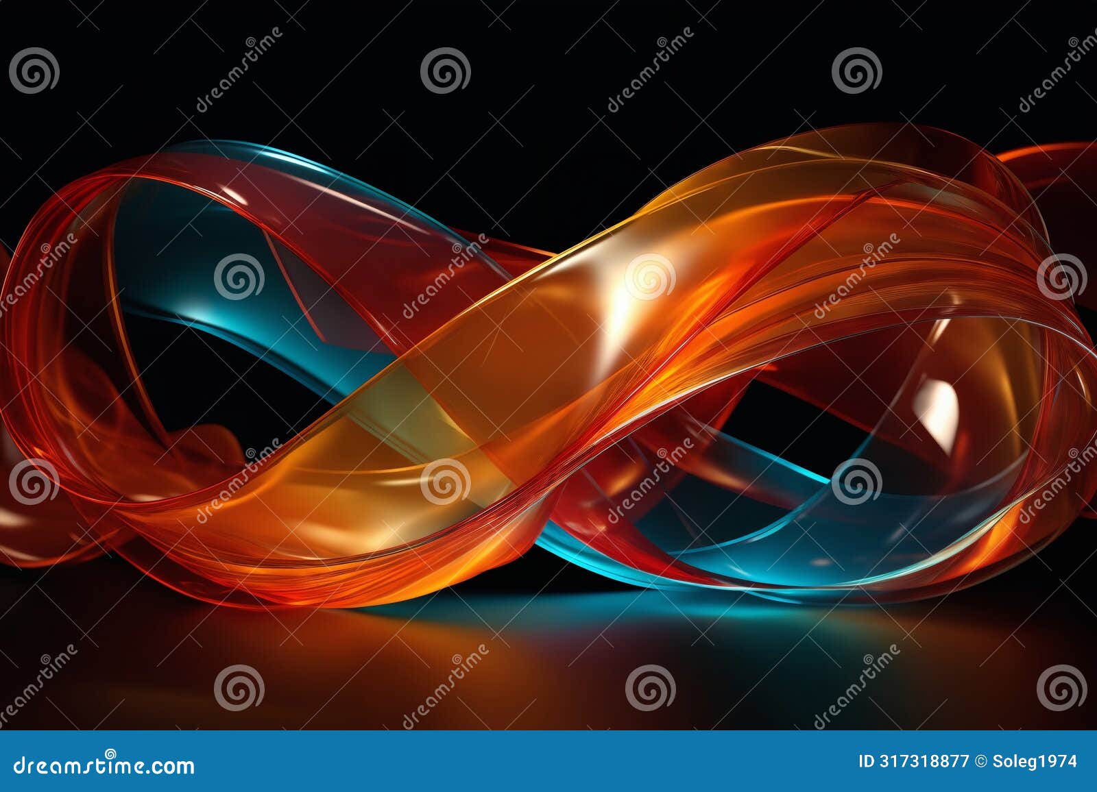 Abstract Colored Background in the Form of Lightspeed Lines Stock ...
