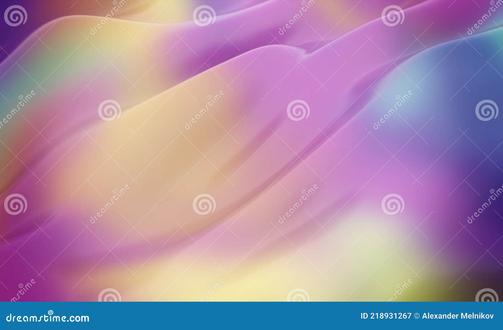 Abstract Colored Background Imitating Liquid Paint. 3d Rendering Stock ...