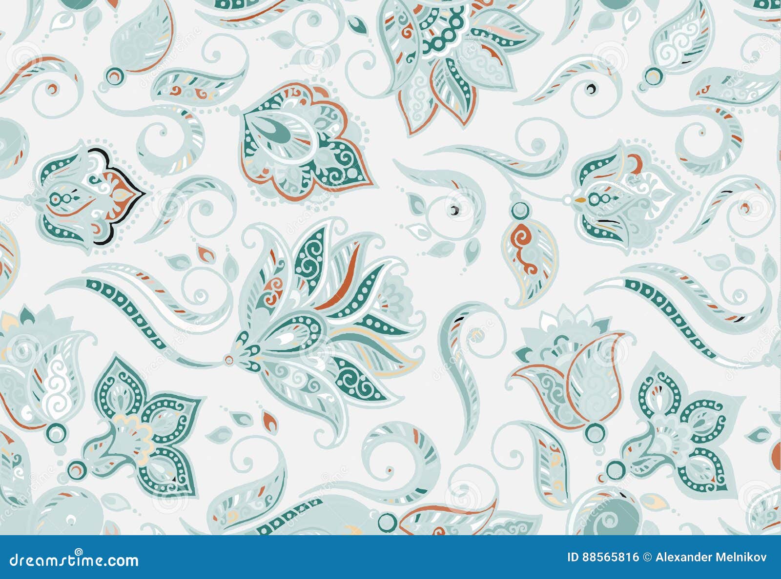 Abstract Colored Background from a Variety of Patterns Stock Vector ...