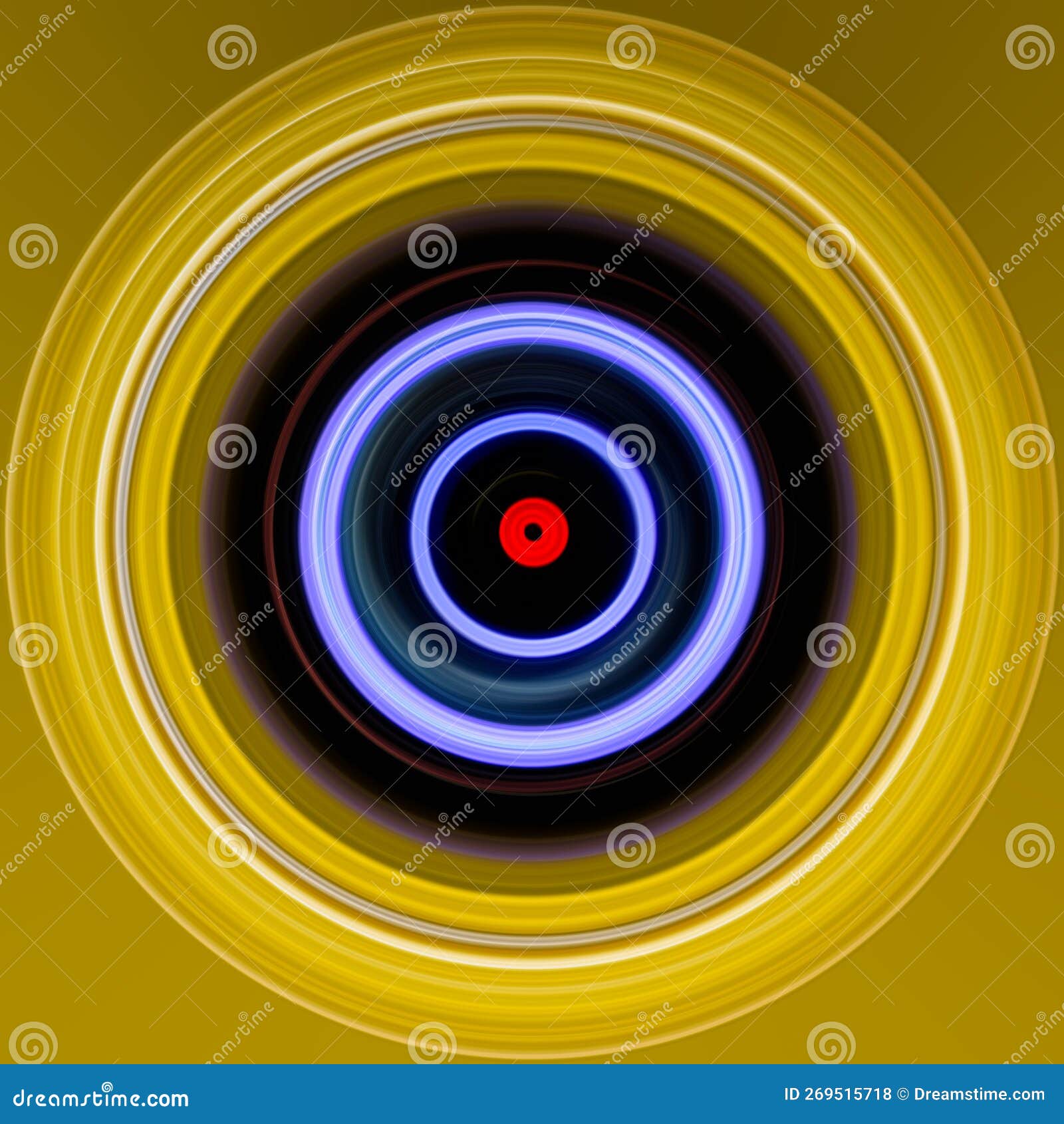 Abstract Colored Circle Lines Stock Illustration - Illustration of ...