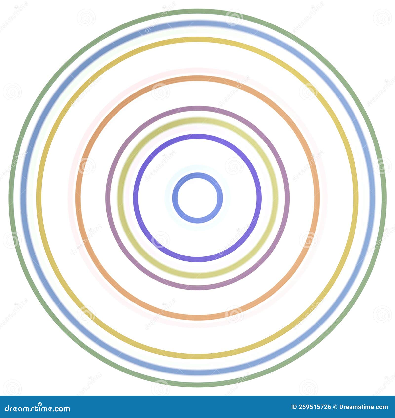 Abstract Colored Circle Lines Stock Photo - Image of chart, abstract ...