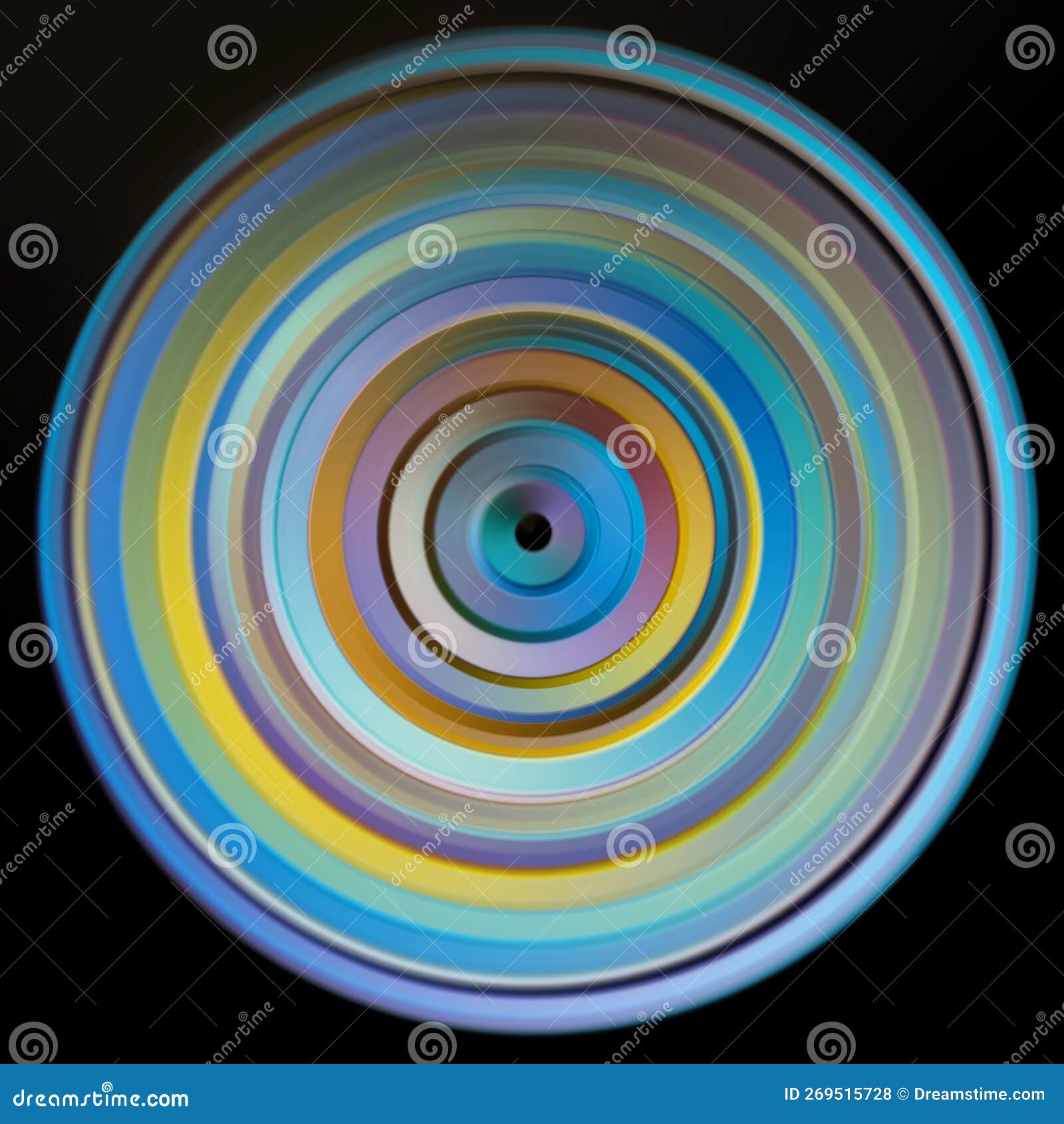 Abstract Colored Circle Lines Stock Photo - Image of backdrop, disc ...