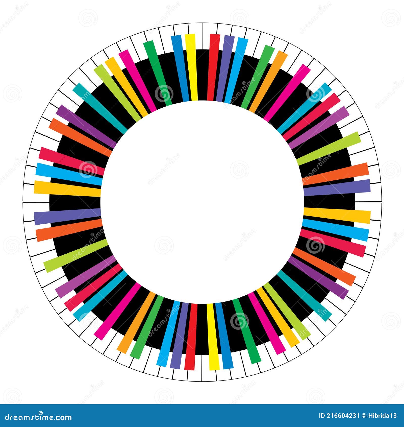 Colored Circular Shaped Background Design For Wallpaper Royalty-Free ...