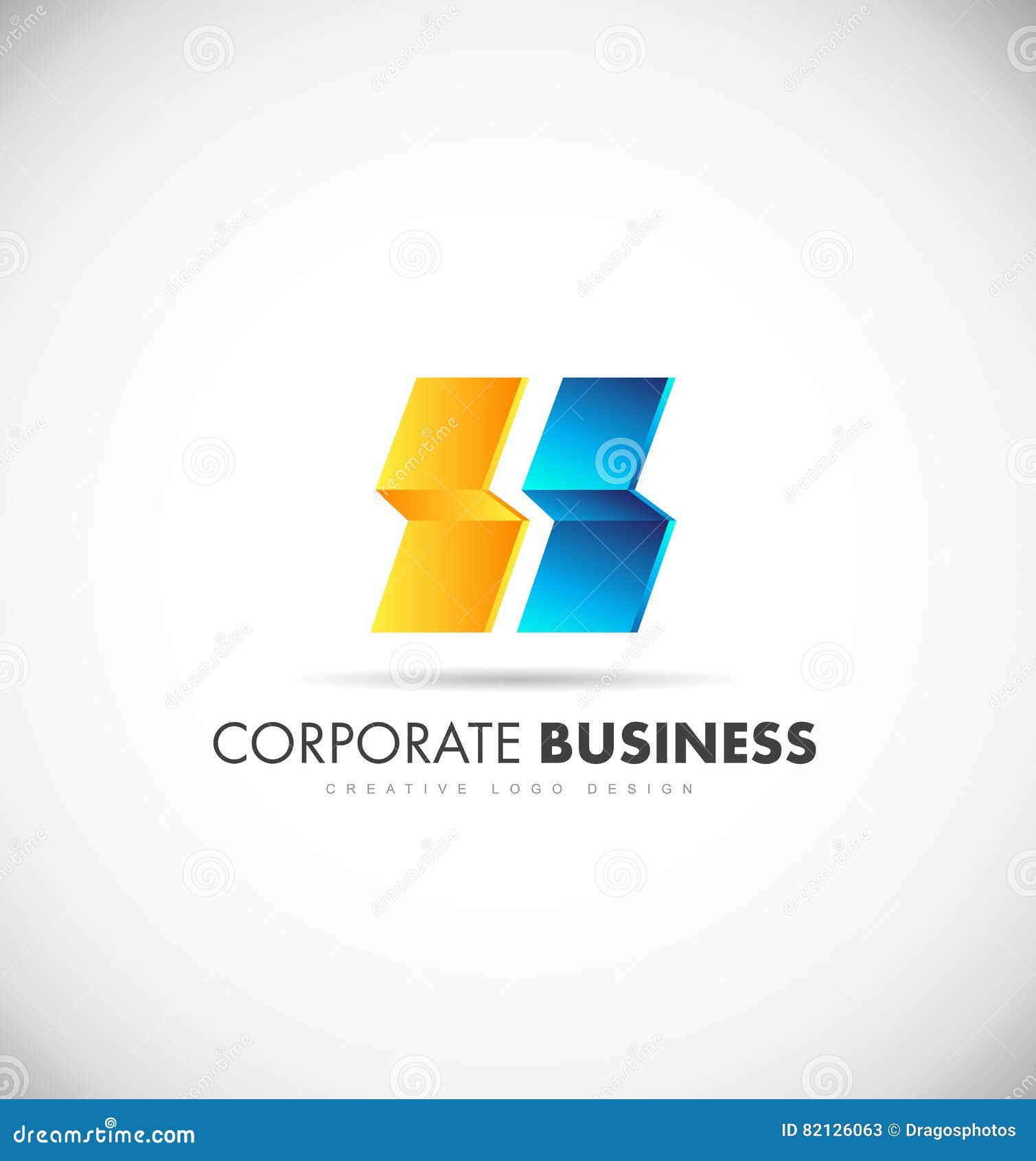 Abstract Colored Colors Business Logo Icon Design Stock Vector ...