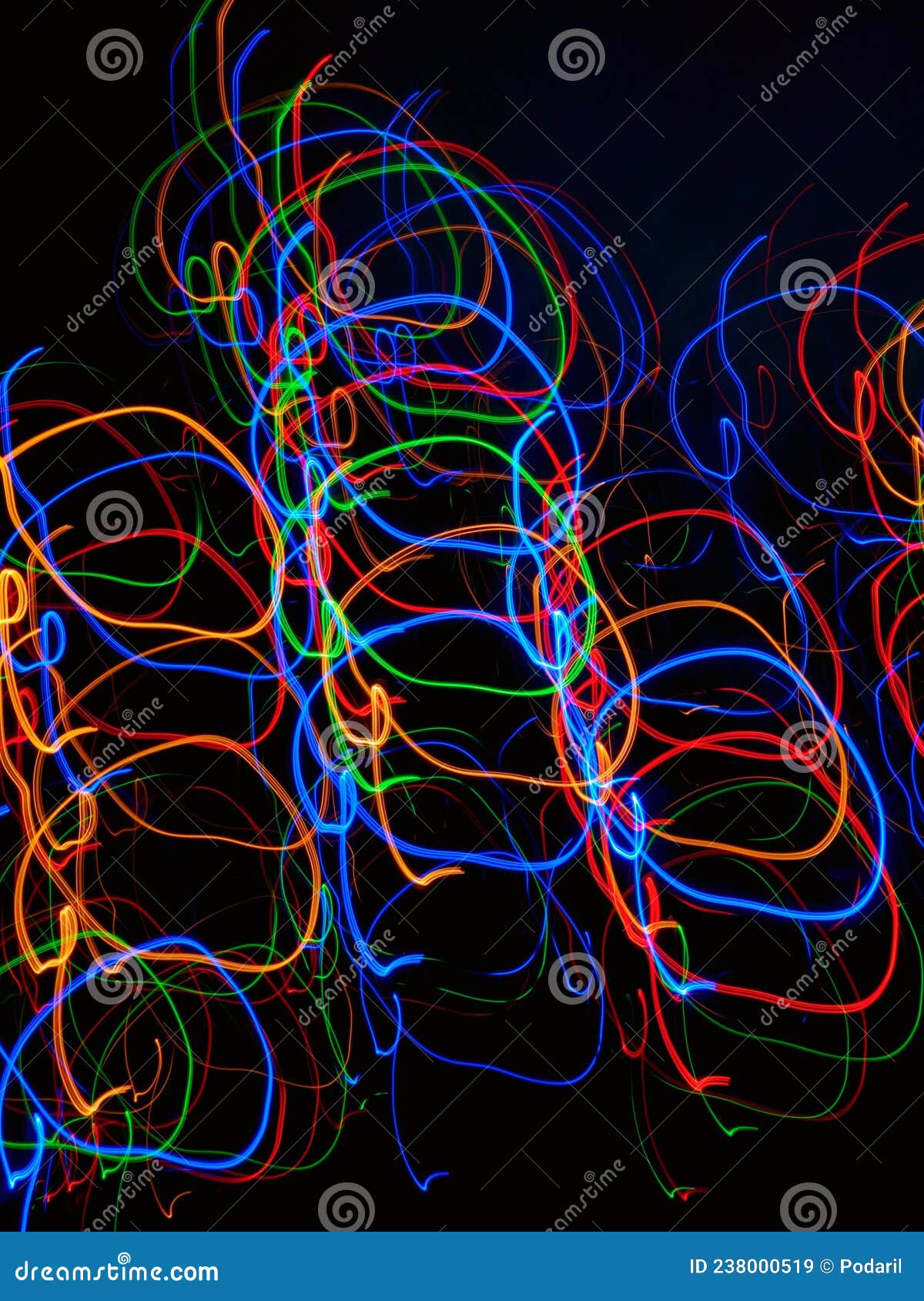 Abstract light drawing stock image. Image of colorful - 238000519