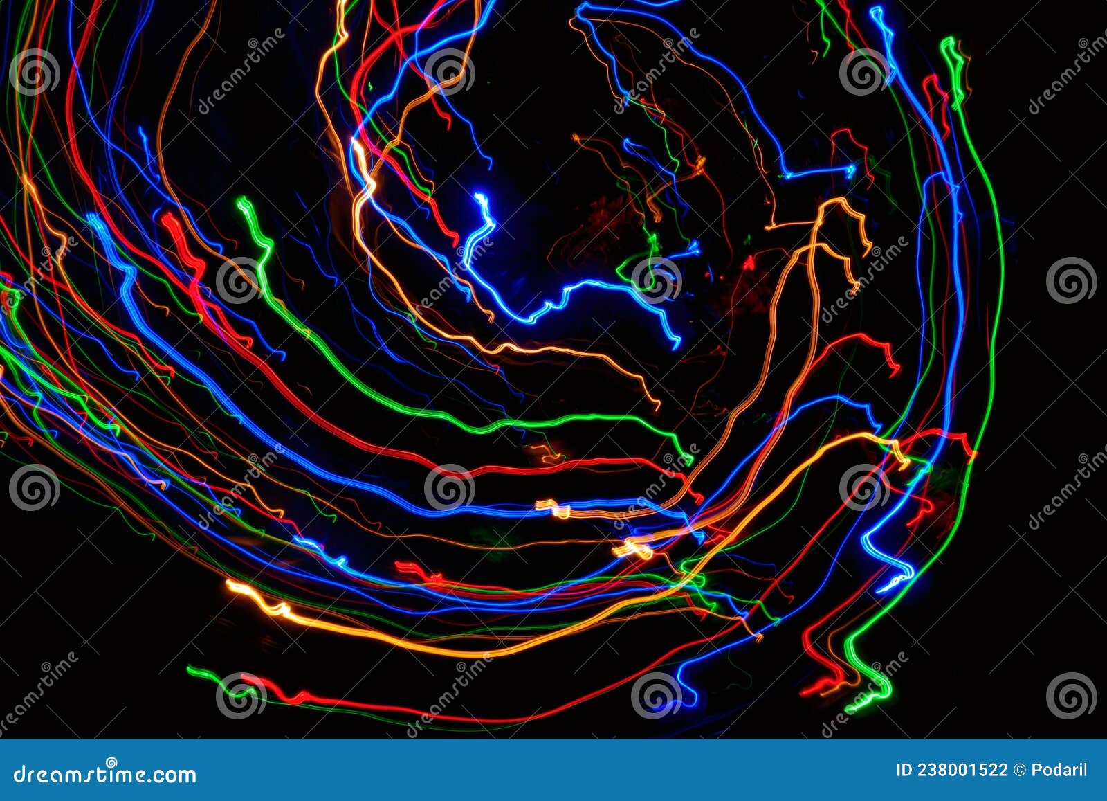 Abstract light drawing stock photo. Image of colorful - 238001522