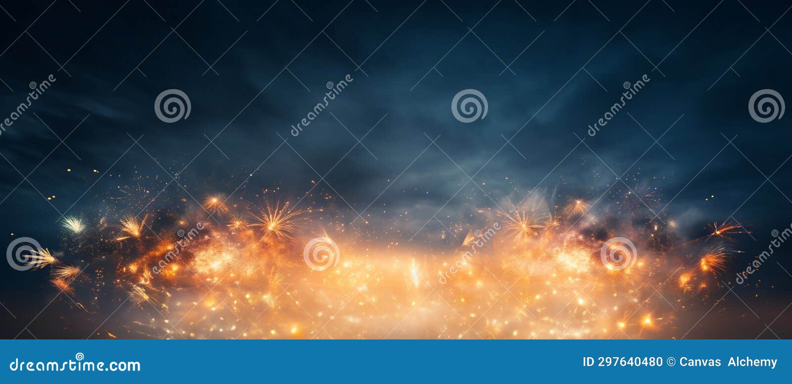 Abstract Colored Firework Background with Free Space for Text Stock ...