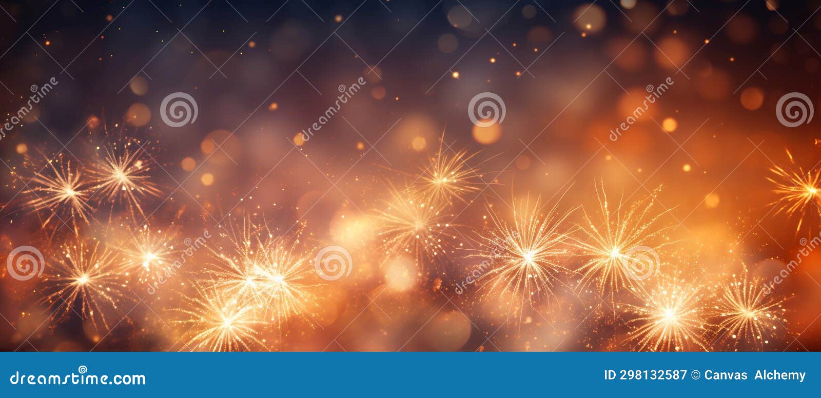 Abstract Colored Firework Background with Free Space for Text Stock ...