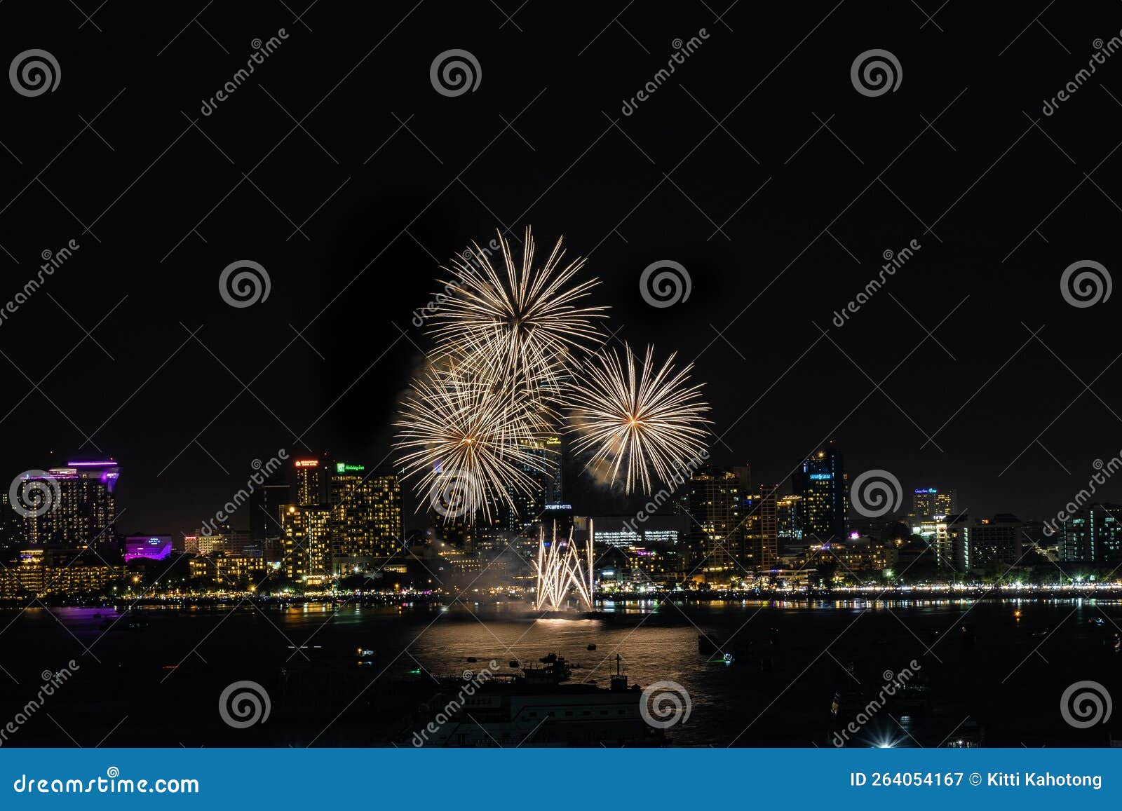 Abstract Colored Firework Background Light Up the Sky with Dazzling ...