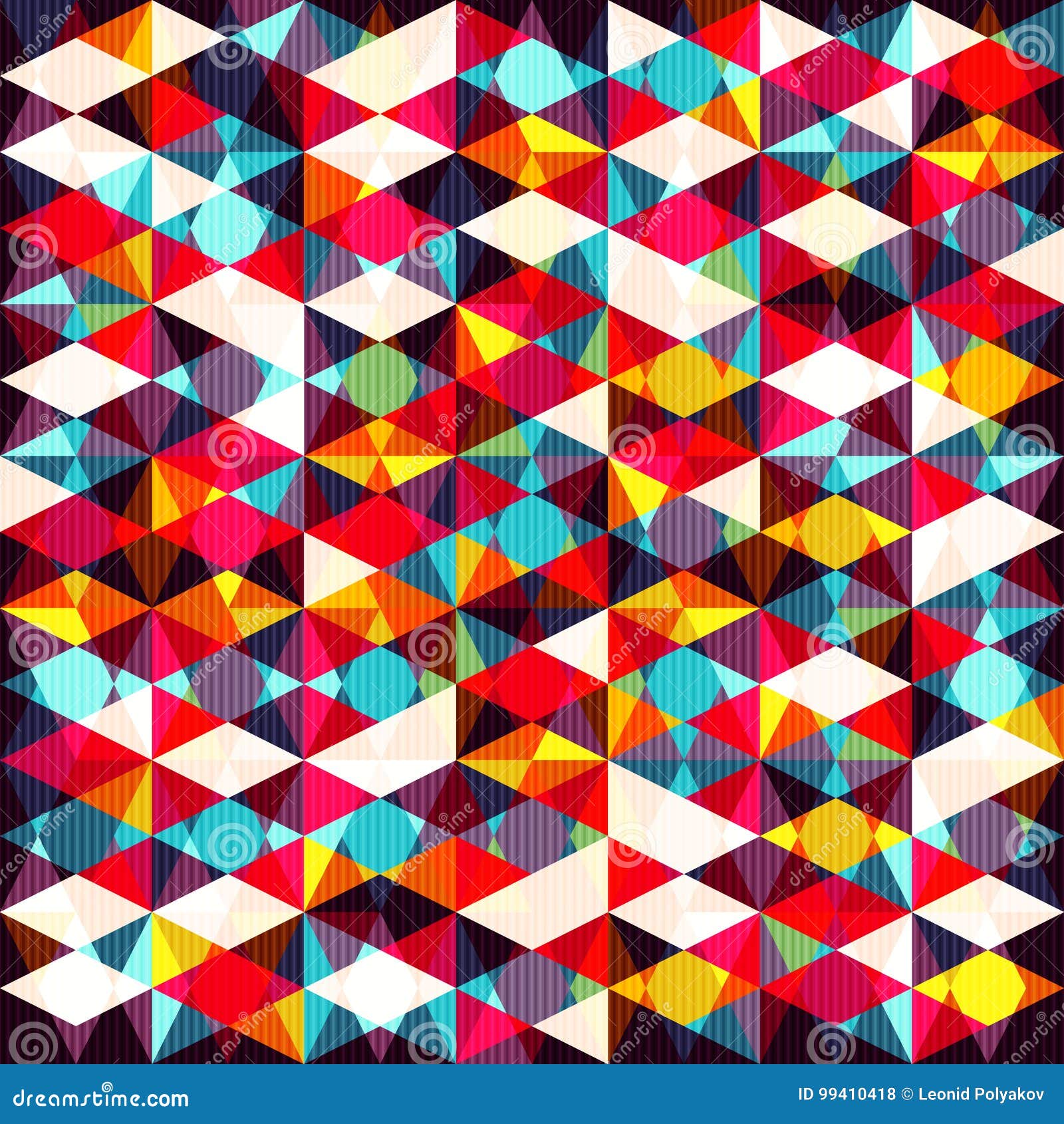 Abstract Colored Geometric Elements. Vector Illustration Stock Vector ...