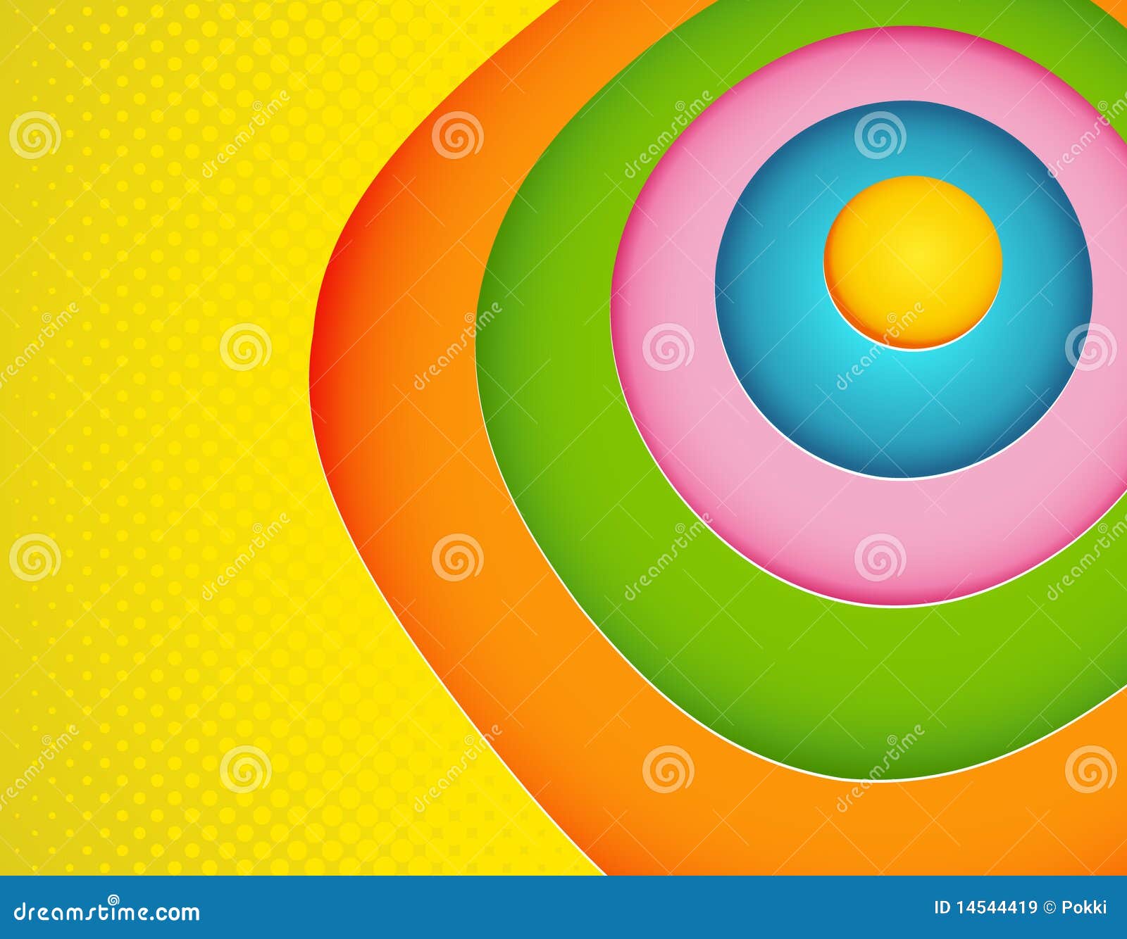 Abstract Colored Illustration Stock Vector - Illustration of billboard ...