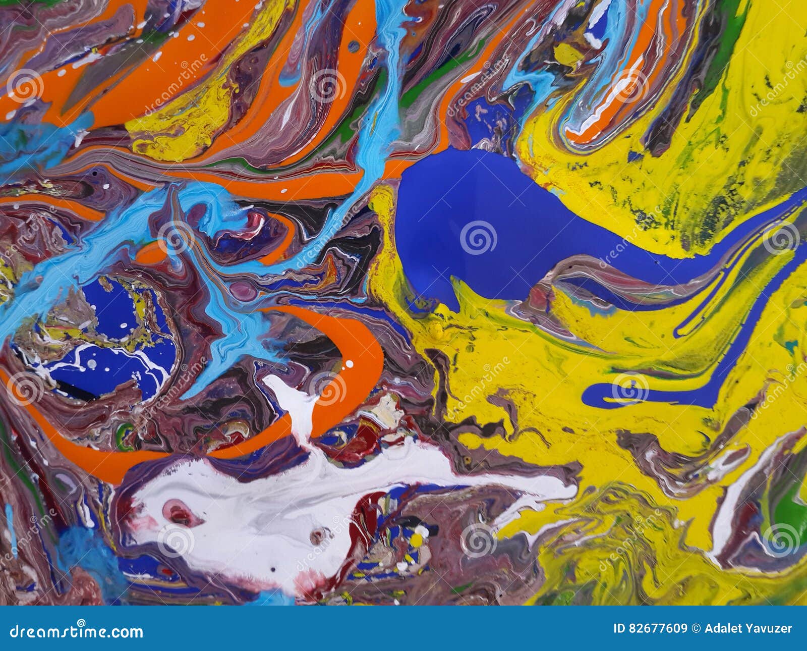 Abstract colored paintings stock image. Image of feeling - 82677609