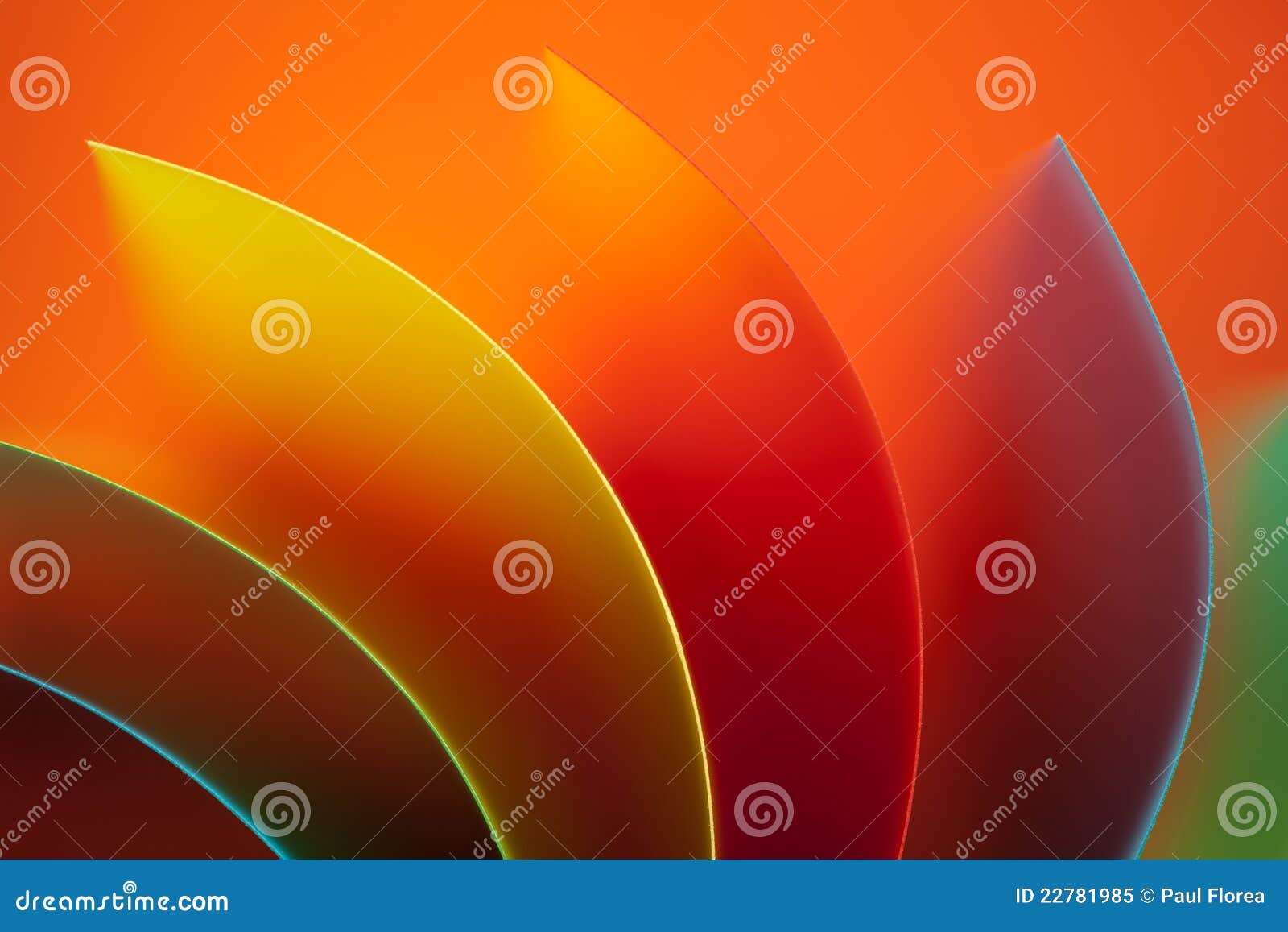 Abstract Colored Paper on Orange Background Stock Image - Image of ...