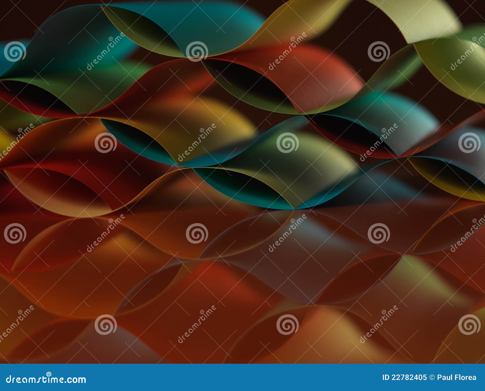 Abstract Colored Paper Structure on Red Background Stock Image - Image ...