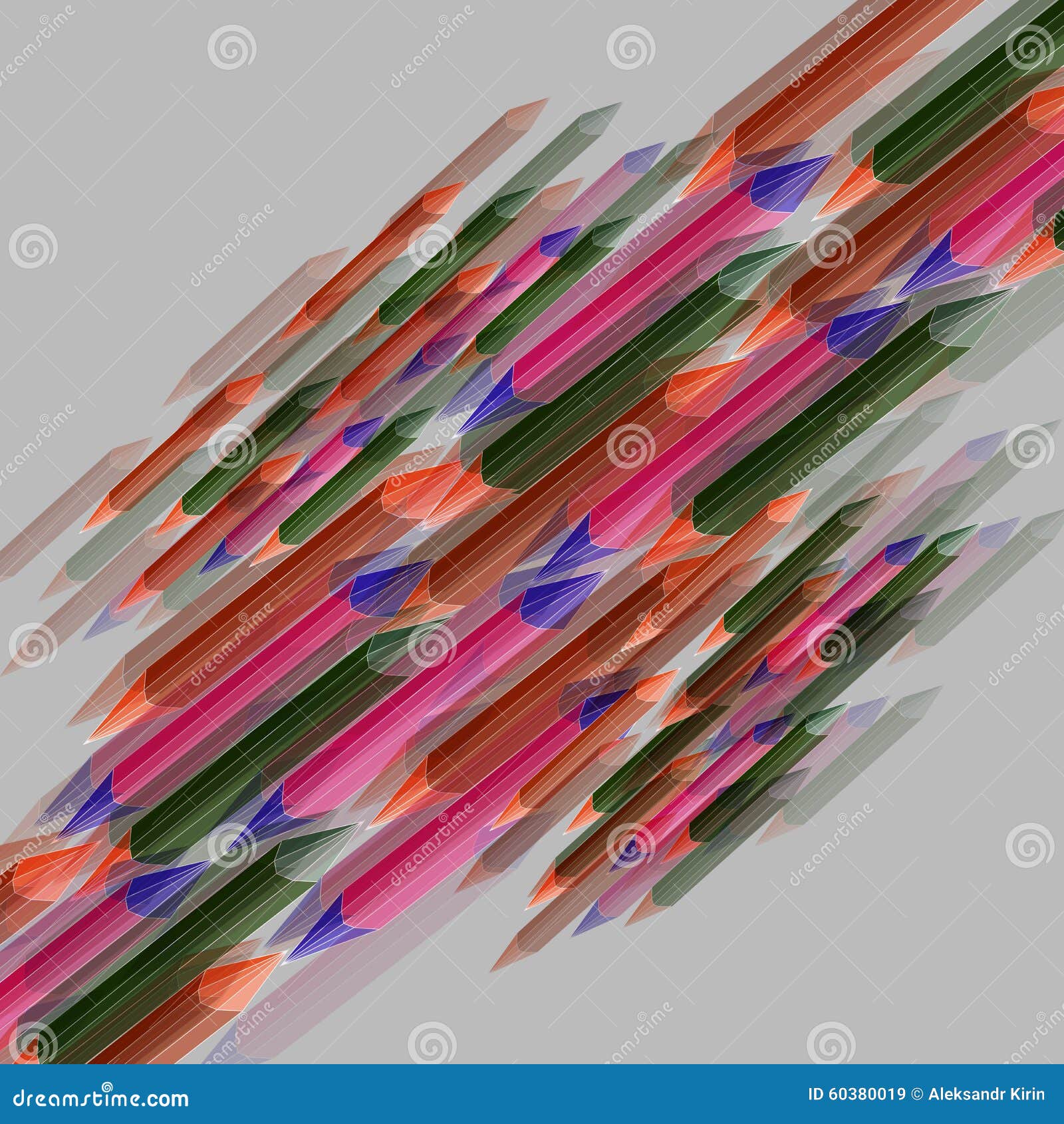 Abstract colored pencils stock vector. Illustration of pattern - 60380019