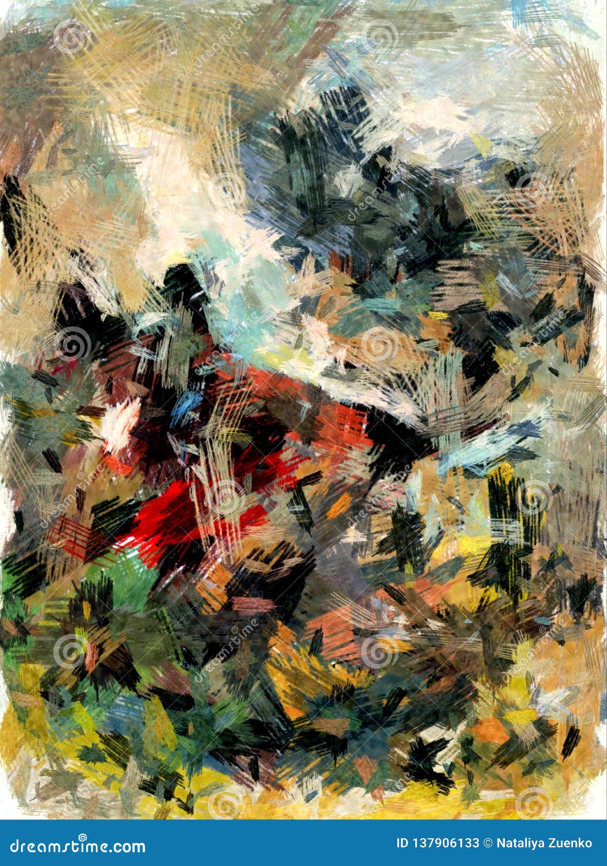 Abstract Colored Psychedelic Grunge Background with Texture of ...