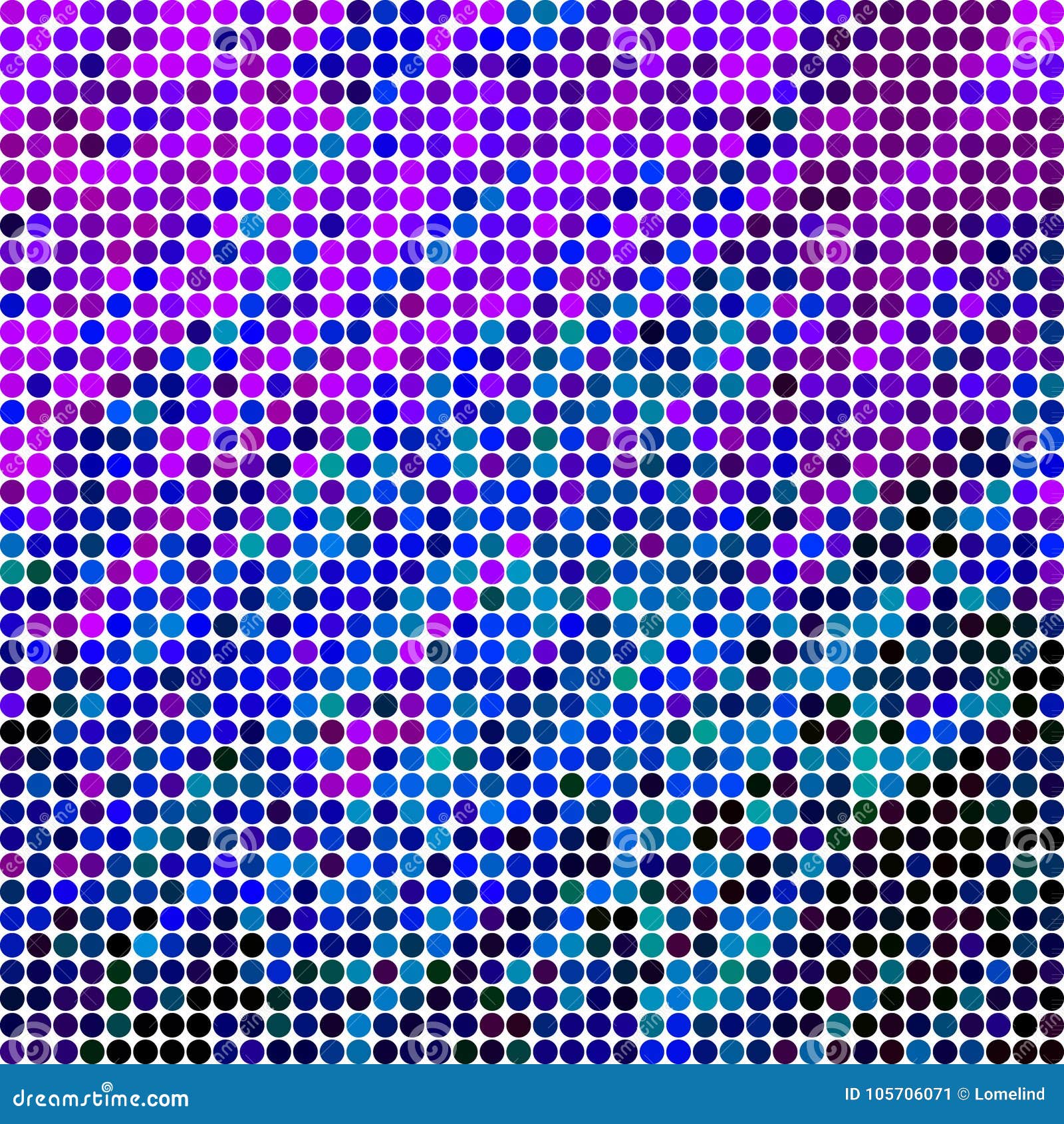 Vector Colored Round Dots Background Stock Illustration - Illustration ...