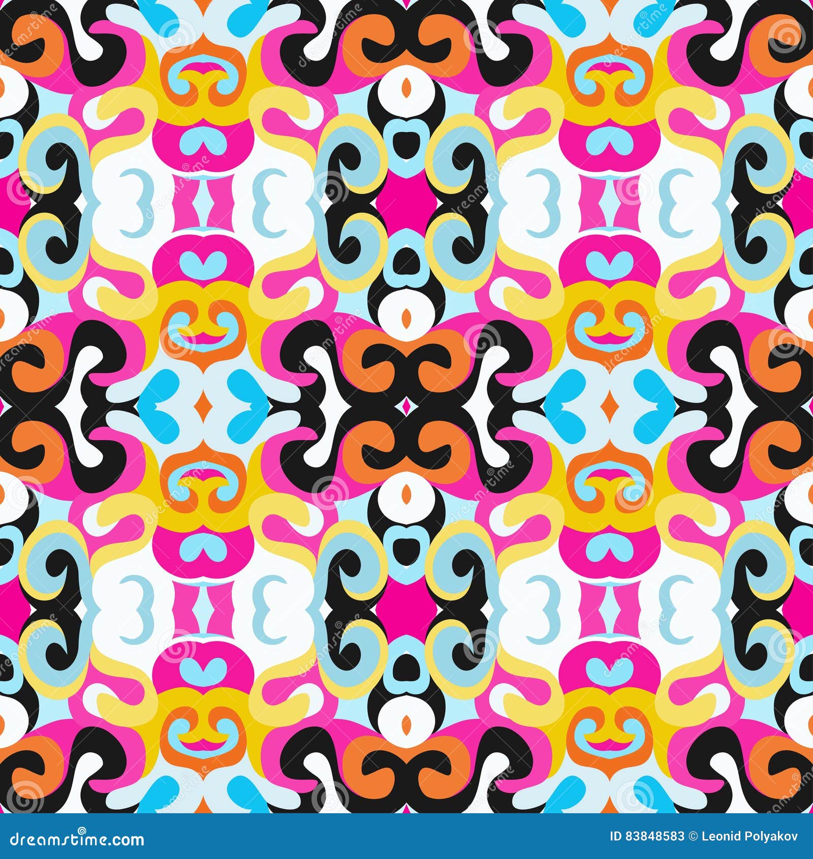 Abstract Colored Seamless Pattern for Your Design Stock Vector ...
