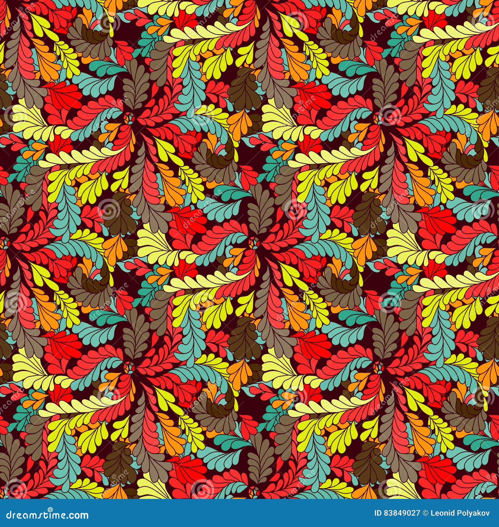 Abstract Colored Seamless Pattern for Your Design Stock Vector ...