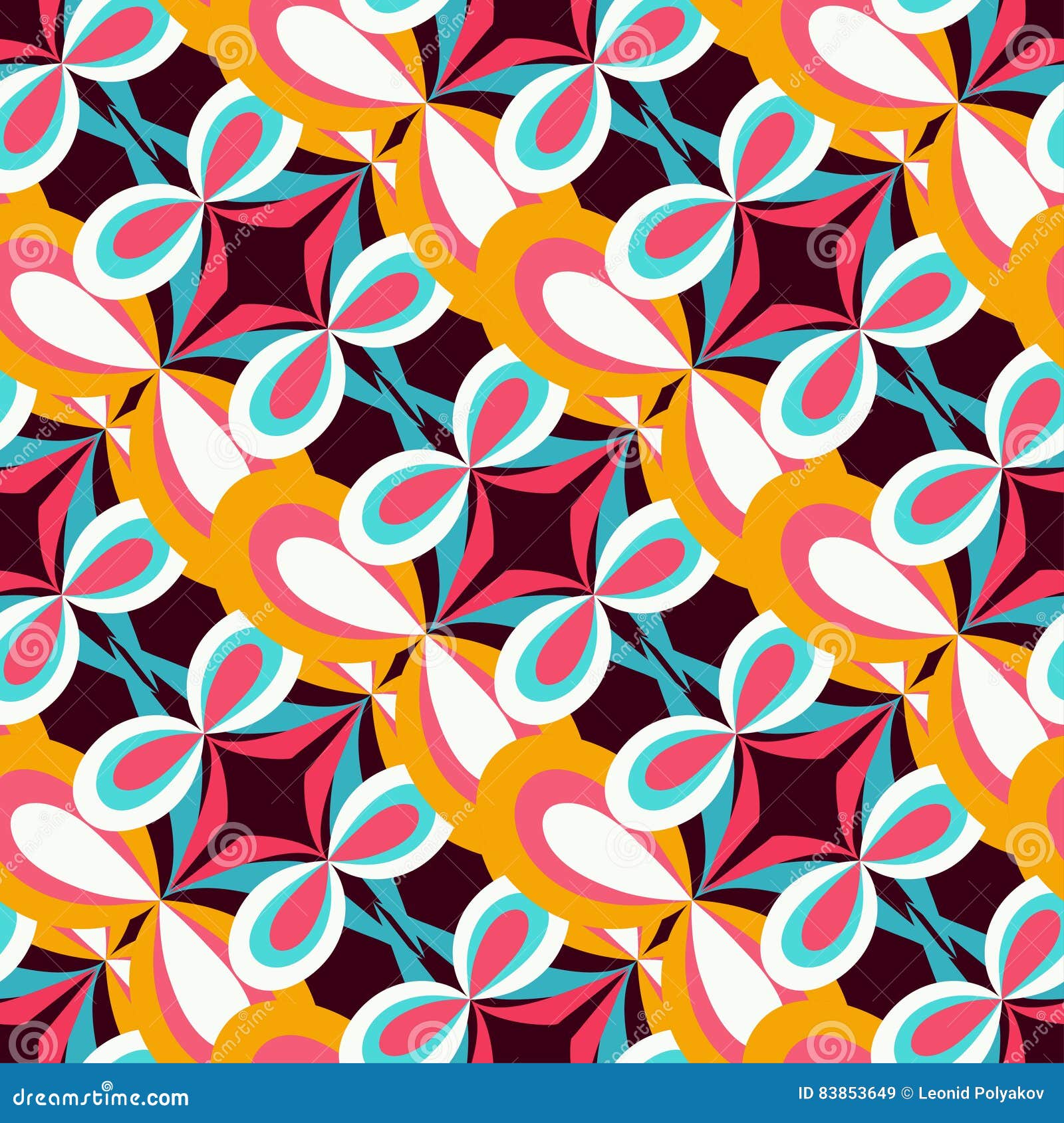 Abstract Colored Seamless Pattern for Your Design Stock Vector ...