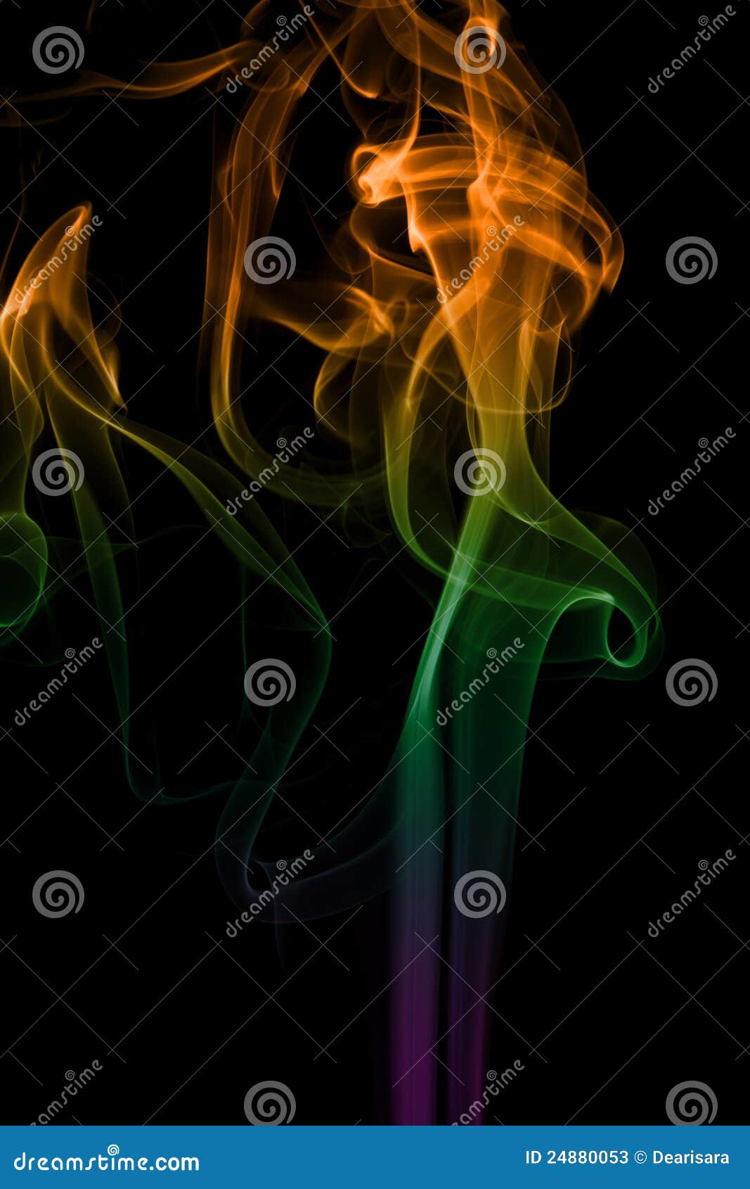 Abstract colored smoke stock image. Image of concept - 24880053