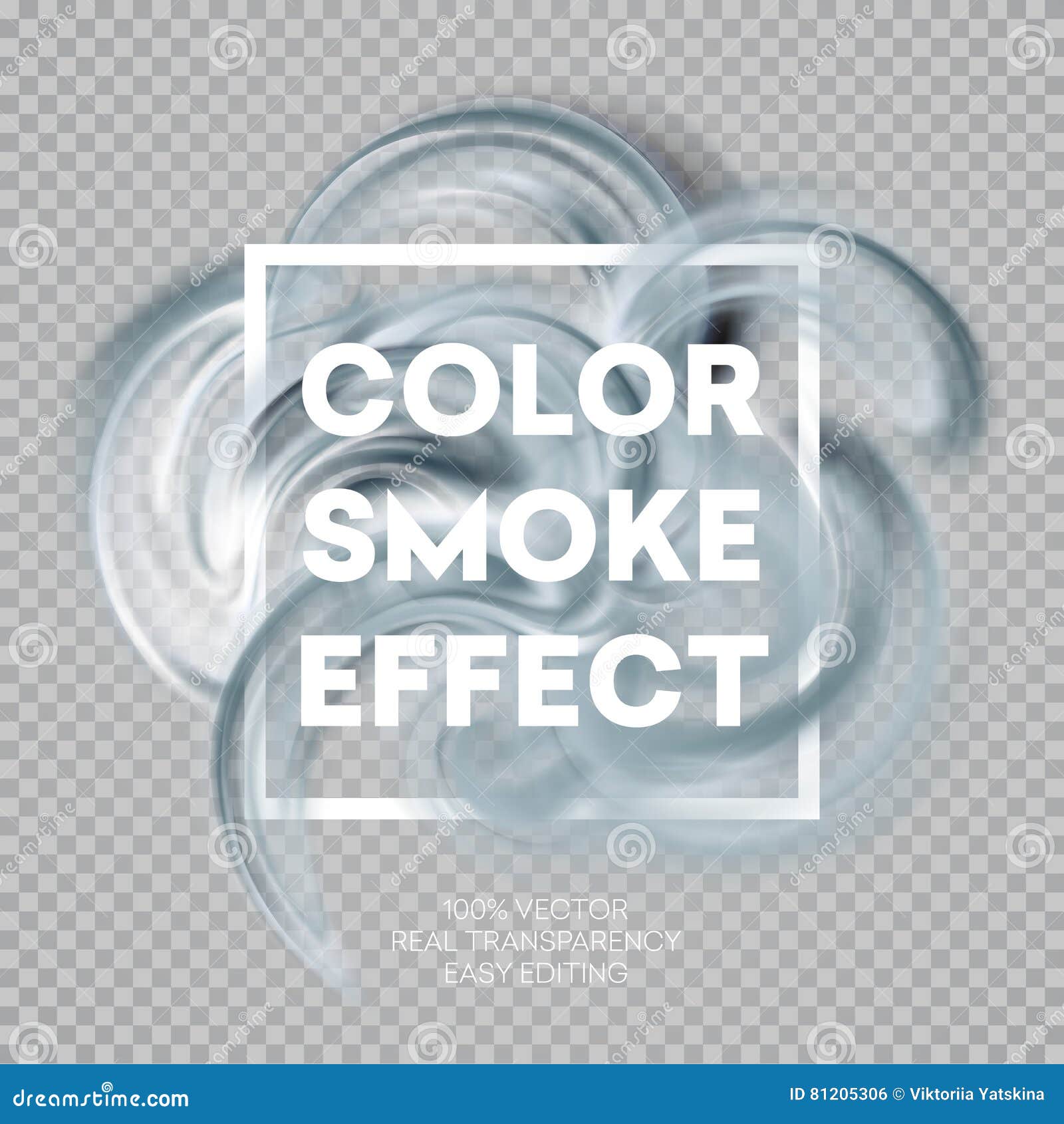 Abstract Colored Smoke Effect Background Design. Vector Illustration ...