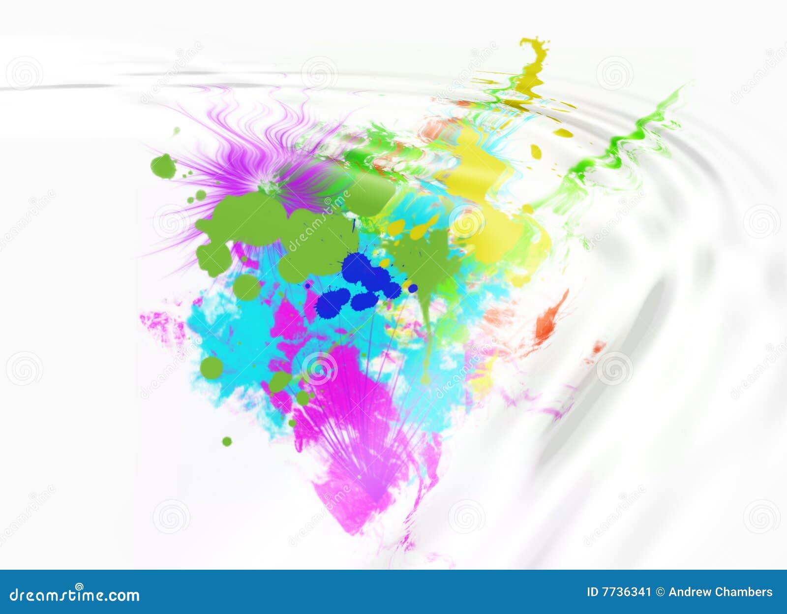 Abstract colored splotches stock illustration. Illustration of watery ...
