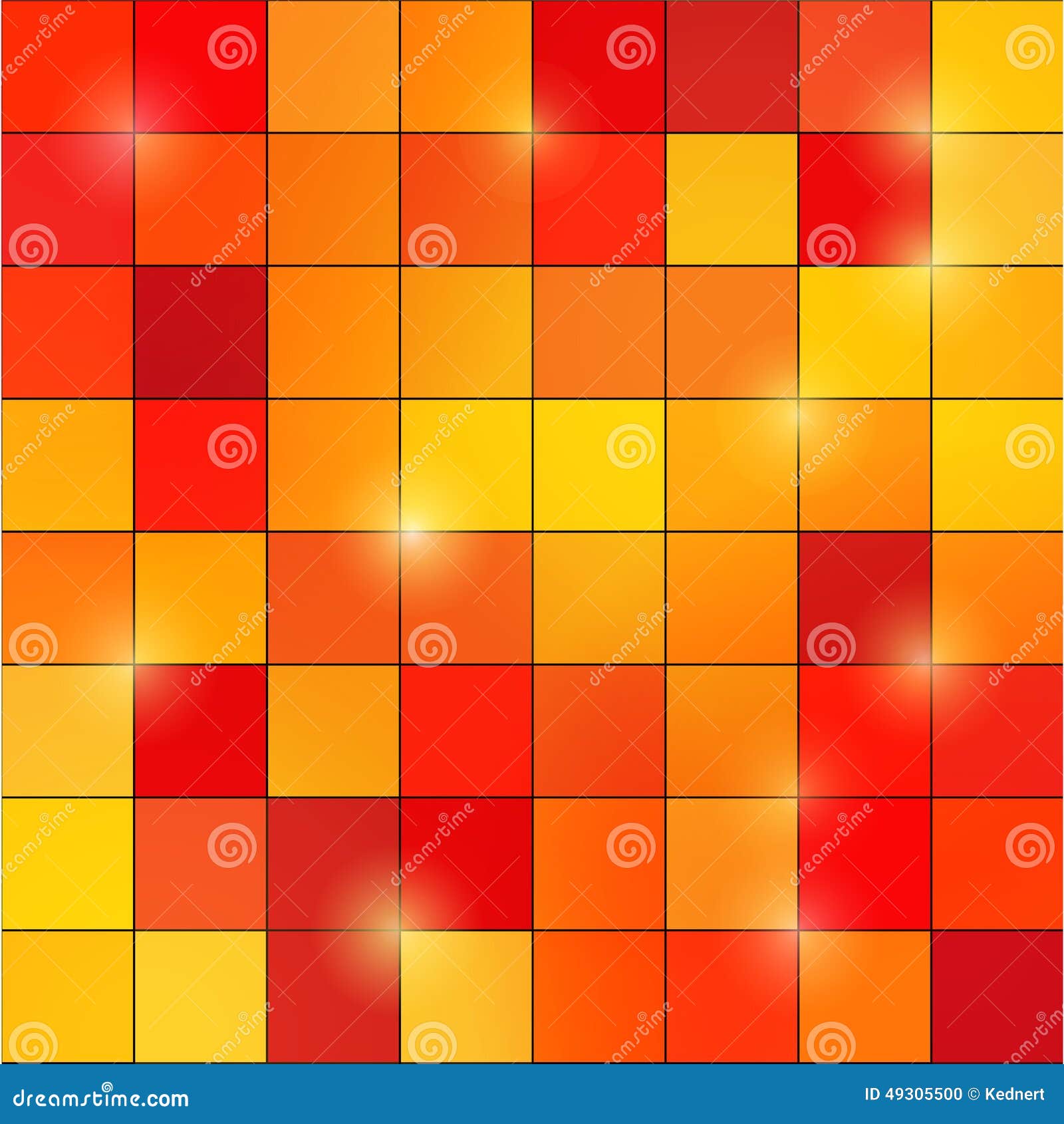 Abstract Colored Square Pixel Mosaic Background Stock Vector ...