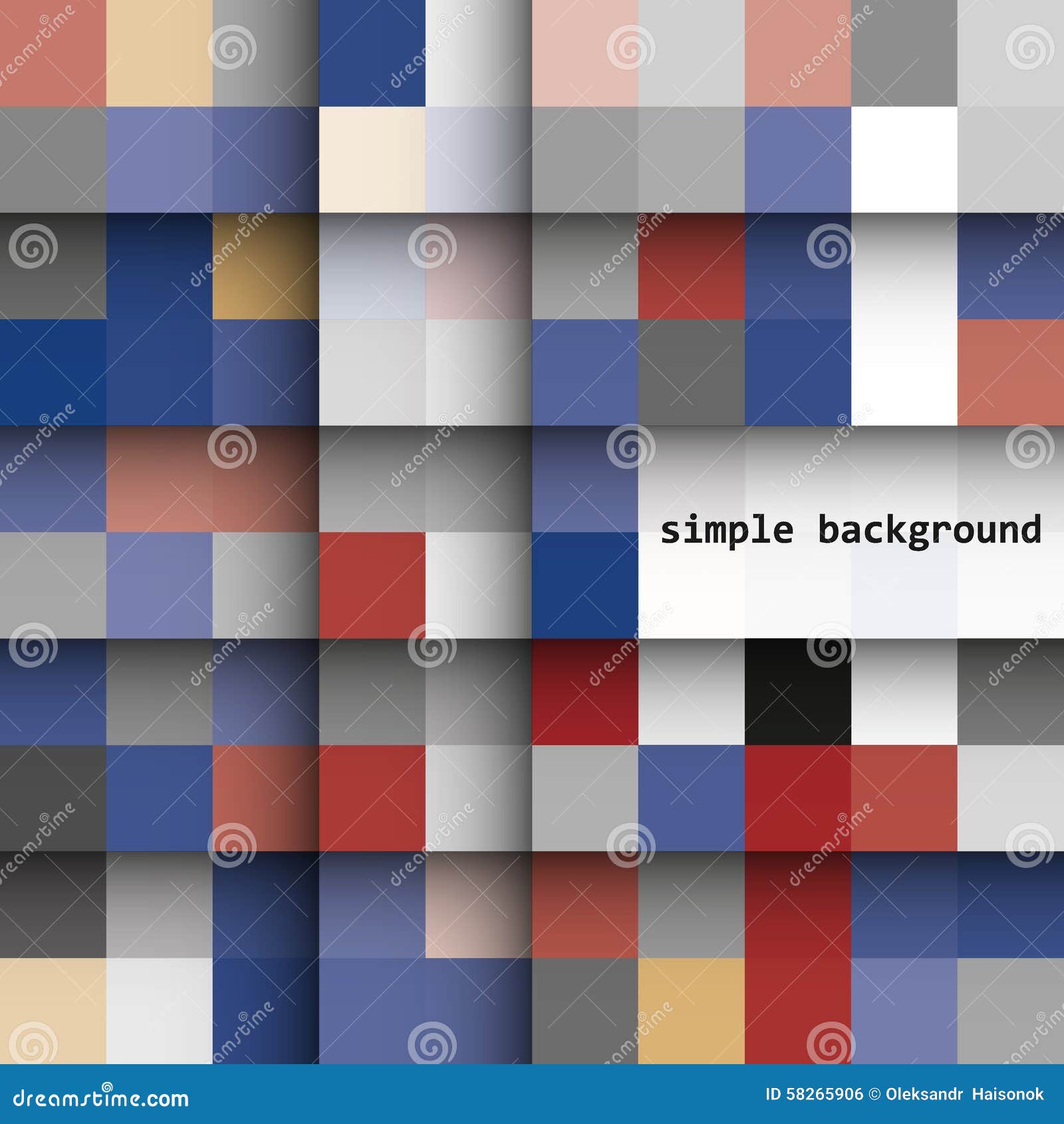 Abstract Colored Squares on a Light Background Stock Vector ...