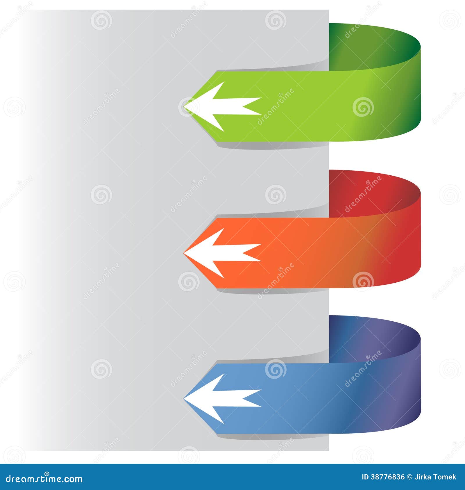 Abstract colorful arows stock vector. Illustration of business - 38776836