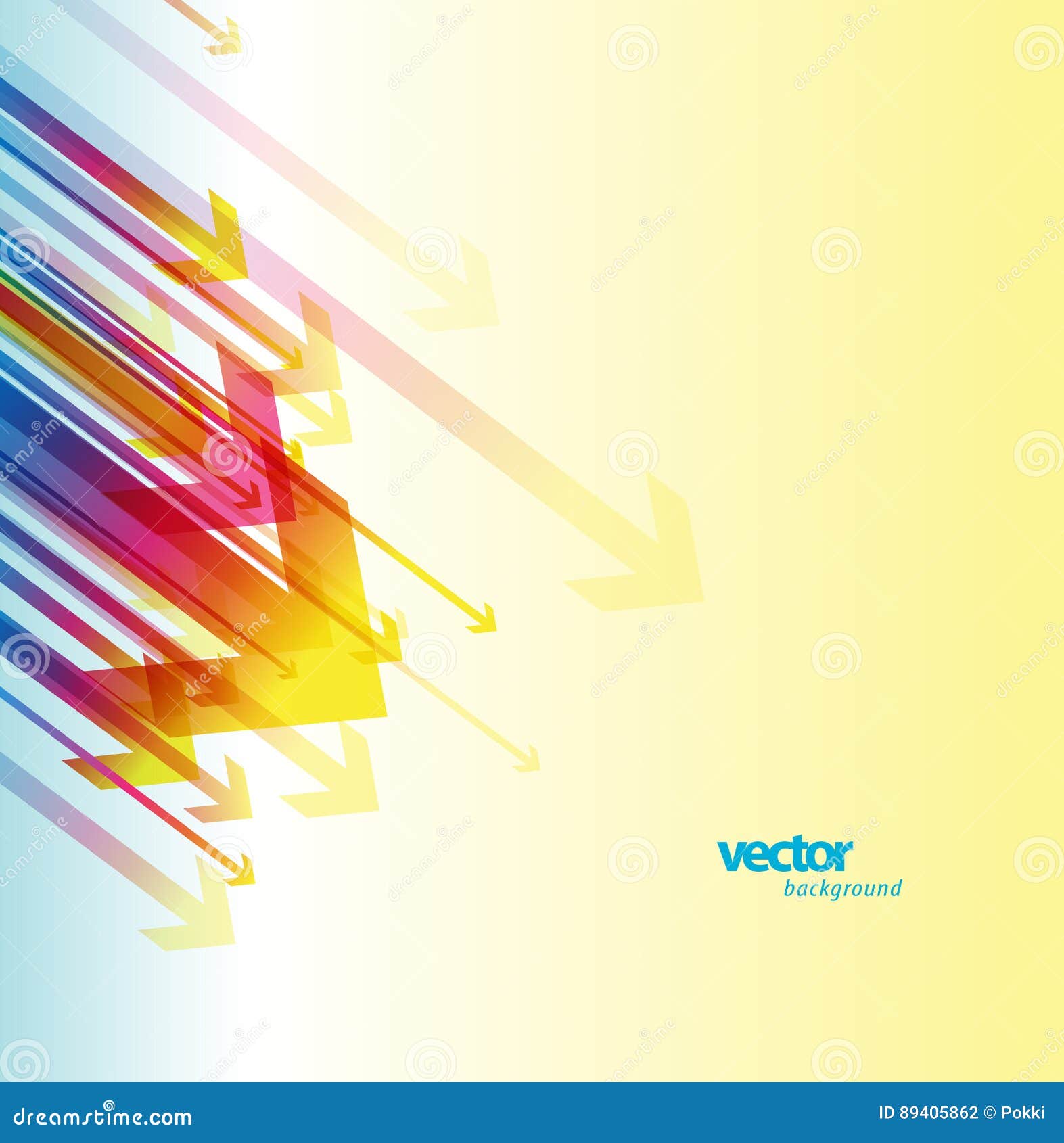 Abstract Colorful Arrows Background Wallpaper. Stock Vector ...