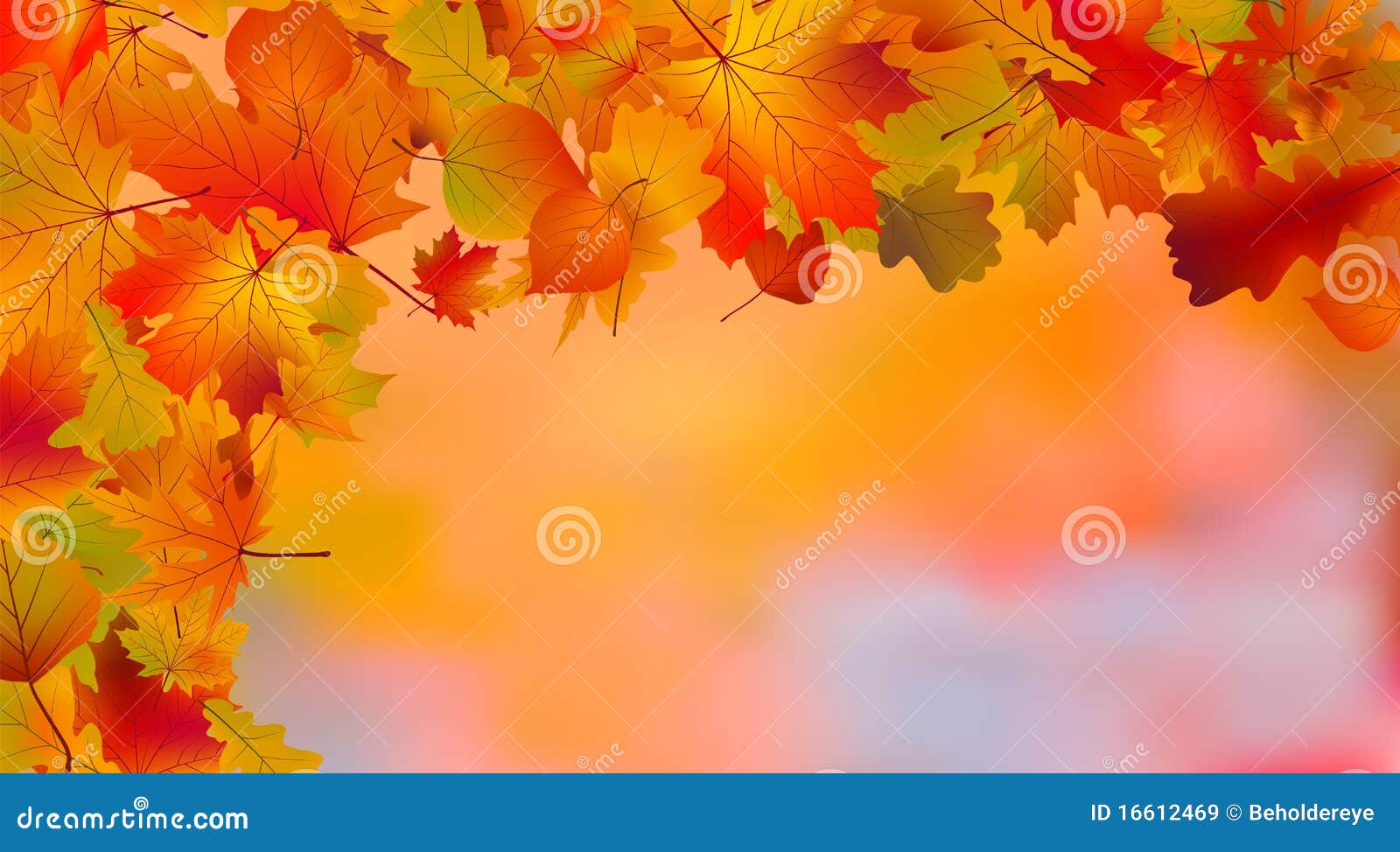 Abstract Colorful Autumn Background Stock Vector - Illustration of ...