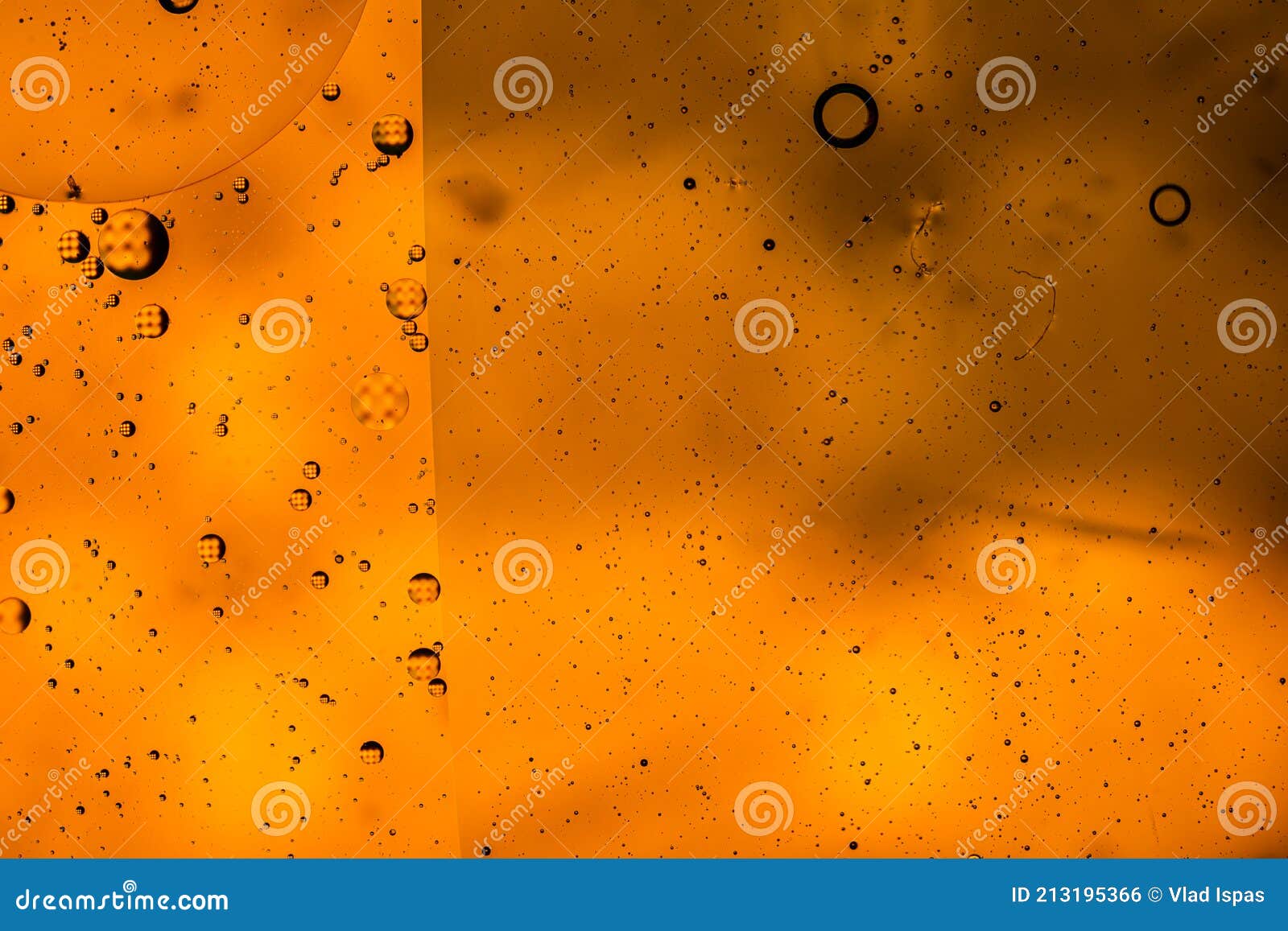 Abstract Colorful Backdrop with Oil Drops and Waves on Water Surface ...