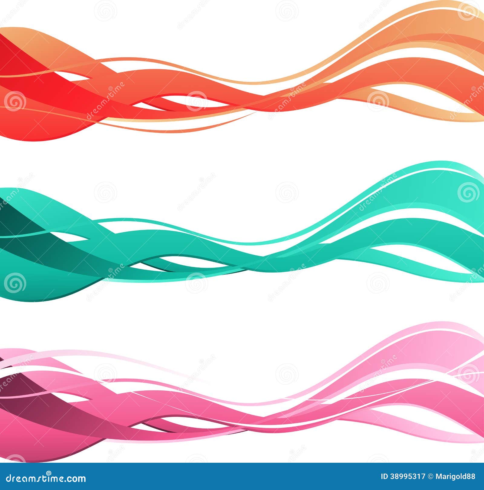 Abstract Colorful Background. Color Wave Stock Vector - Illustration of ...