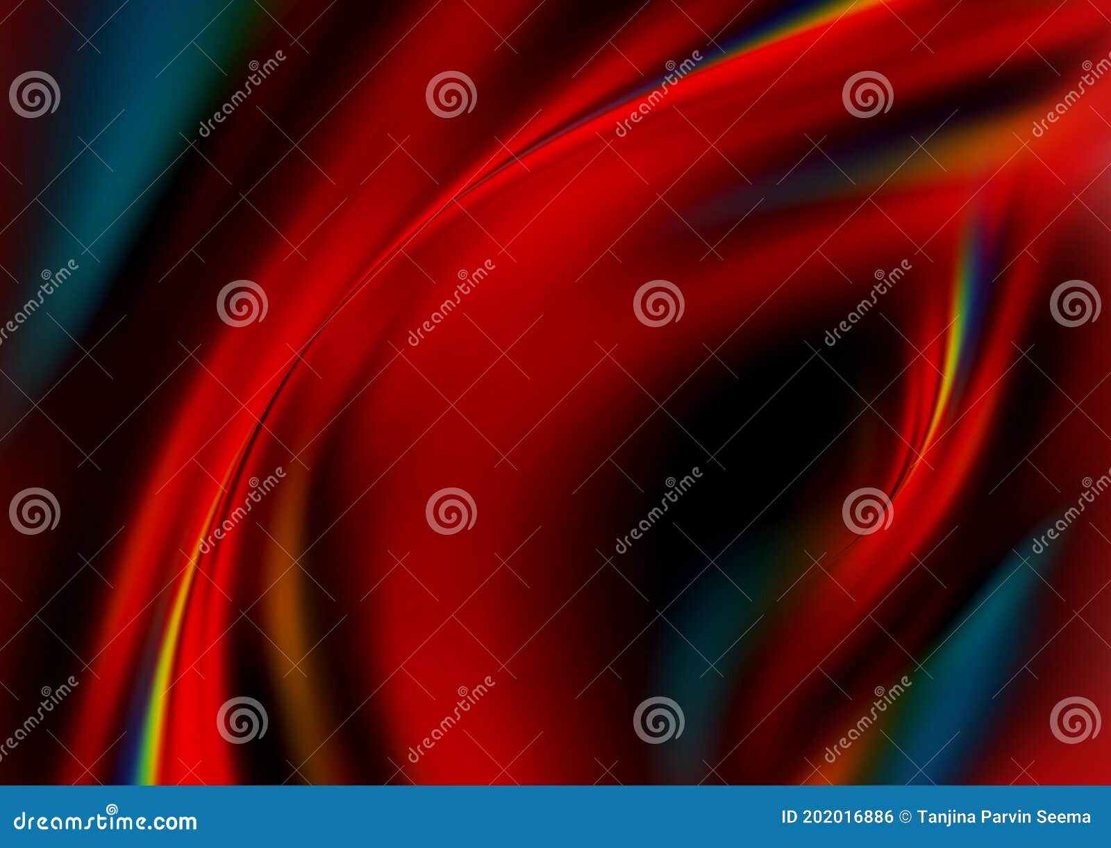 Abstract Colorful Background Design, Dynamic Shape Greeting Card ...