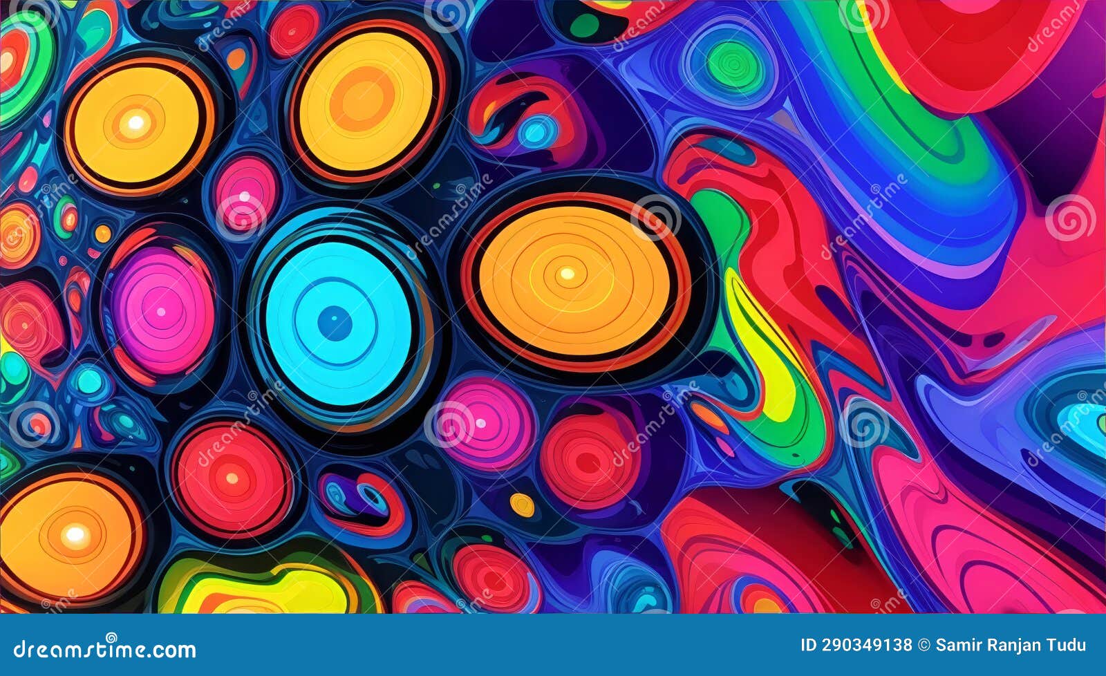 Abstract Colorful Background. Digital Future Technology Concept. Highly ...