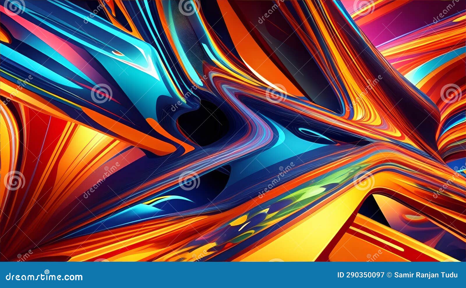 Abstract Colorful Background. Digital Future Technology Concept. Highly ...