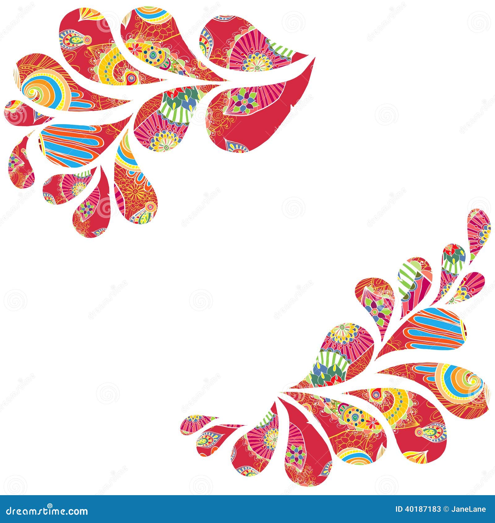 Abstract Colorful Background with Drops Stock Vector - Illustration of ...