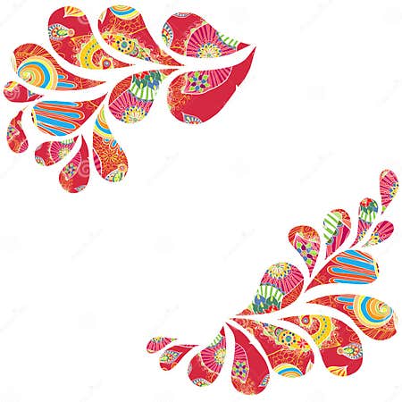 Abstract Colorful Background with Drops Stock Vector - Illustration of ...