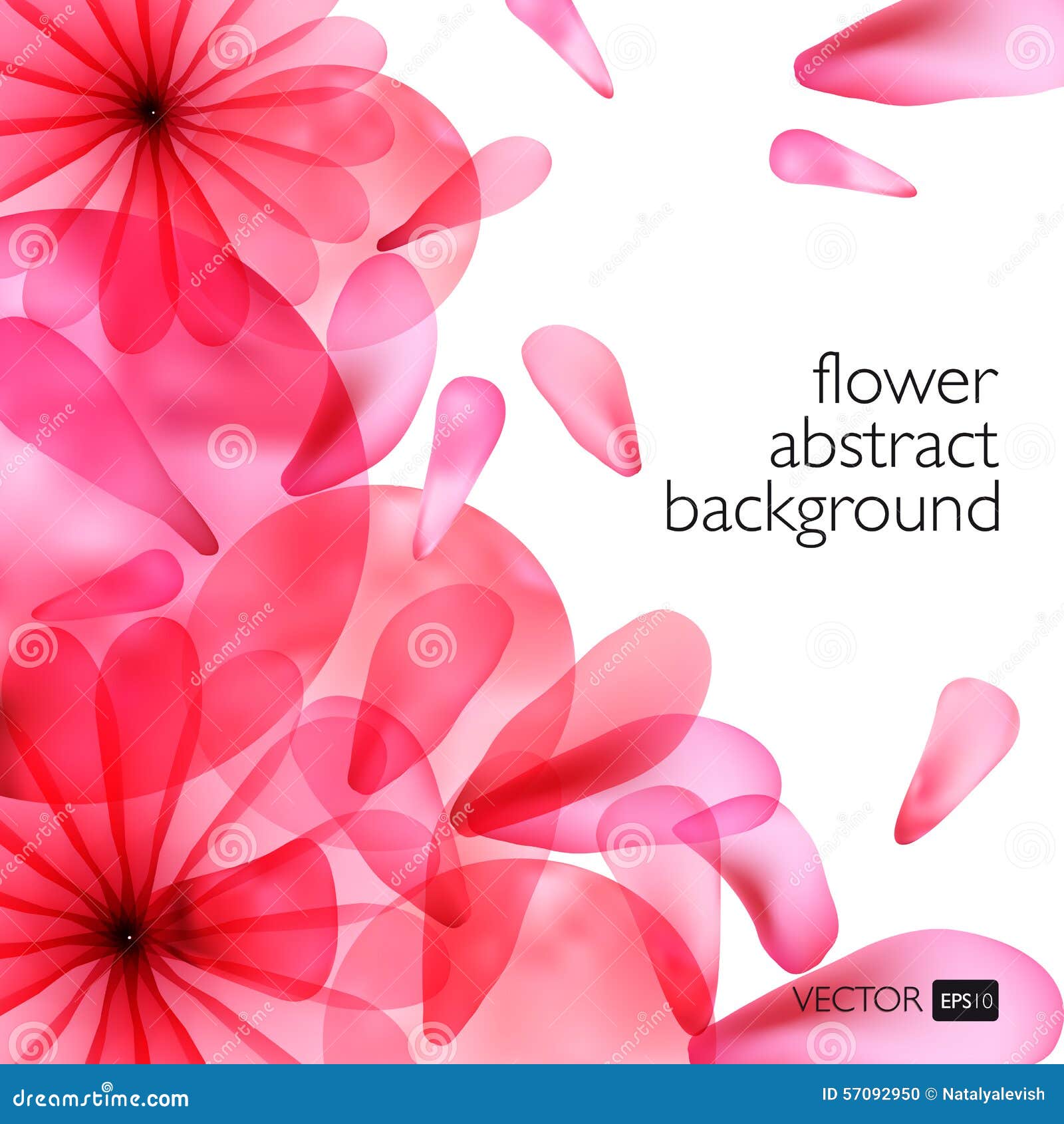 Abstract Colorful Background with Flowers Stock Vector - Illustration ...
