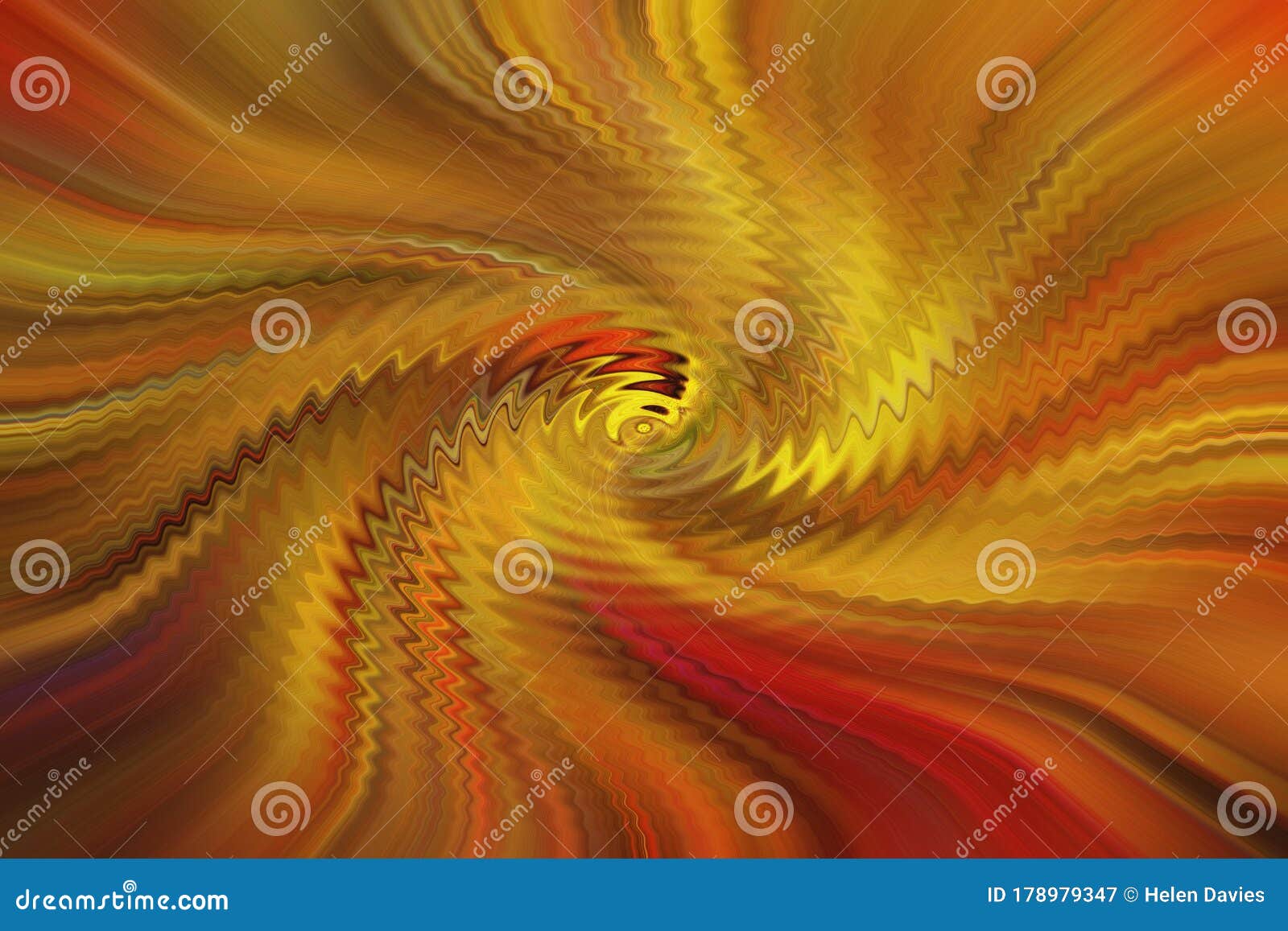 Abstract Colorful Background with Gold Color Spirals Stock Illustration ...