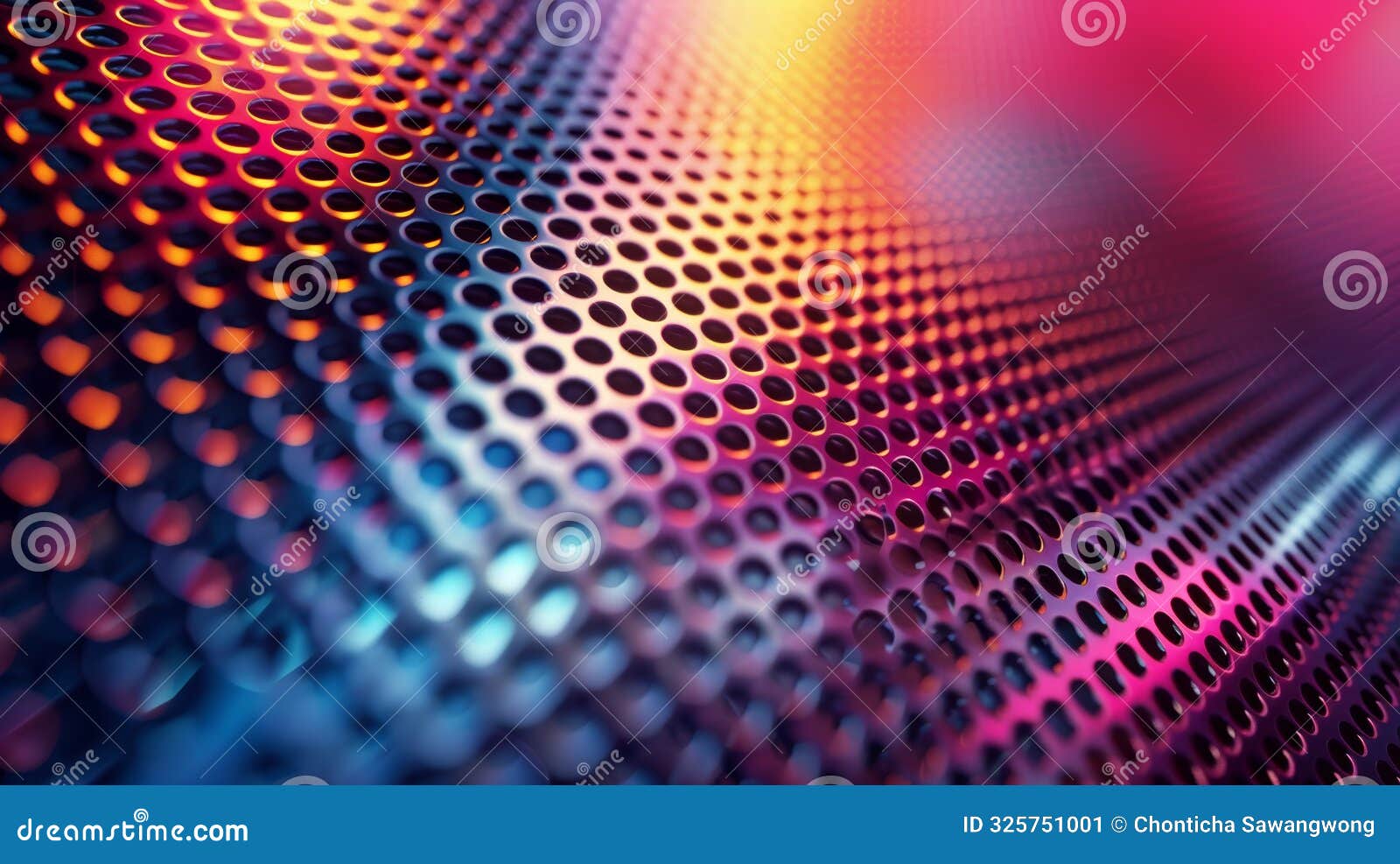 Metallic Perforated Sheet Detail Background Royalty-Free Stock Photo ...