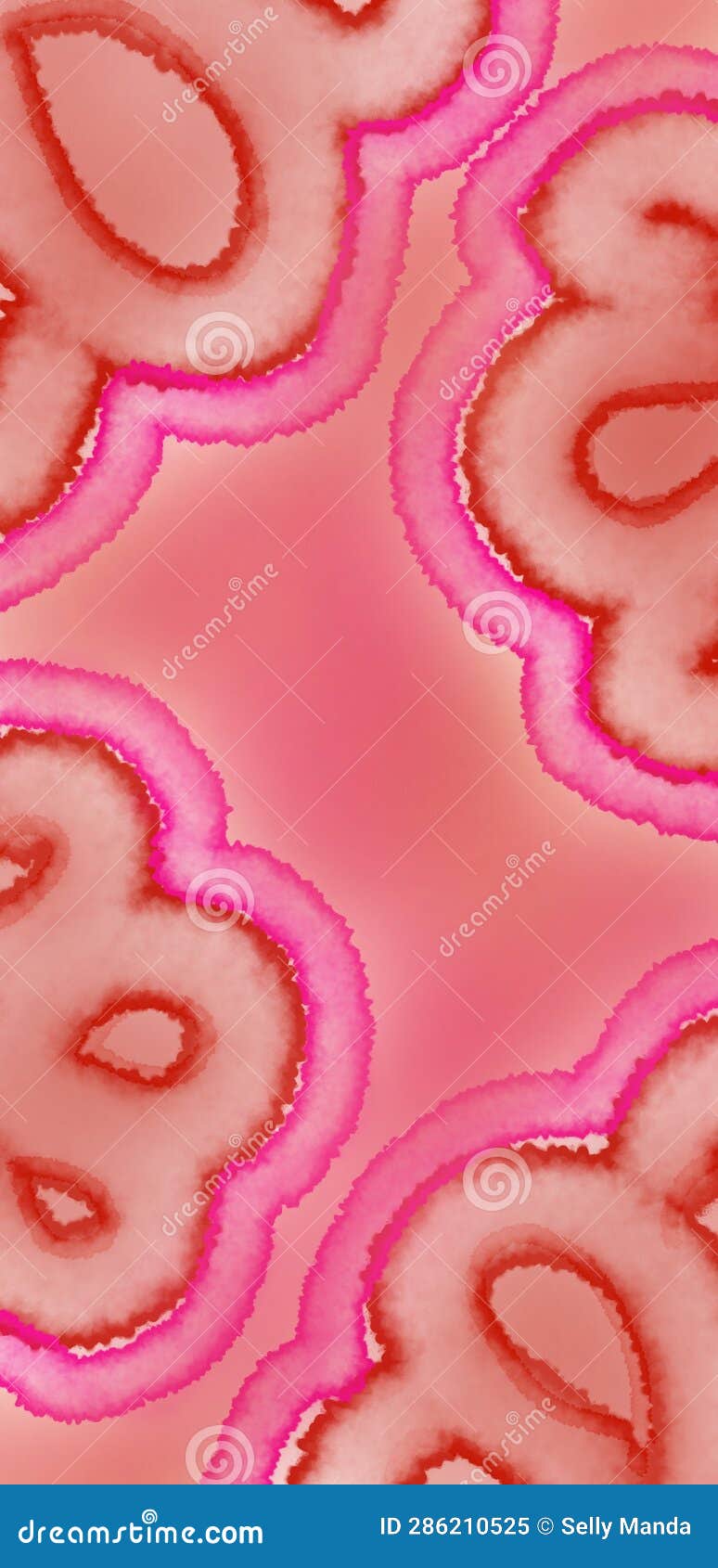 Abstract Colorful Background with Painting Style Basic Pink Colour ...