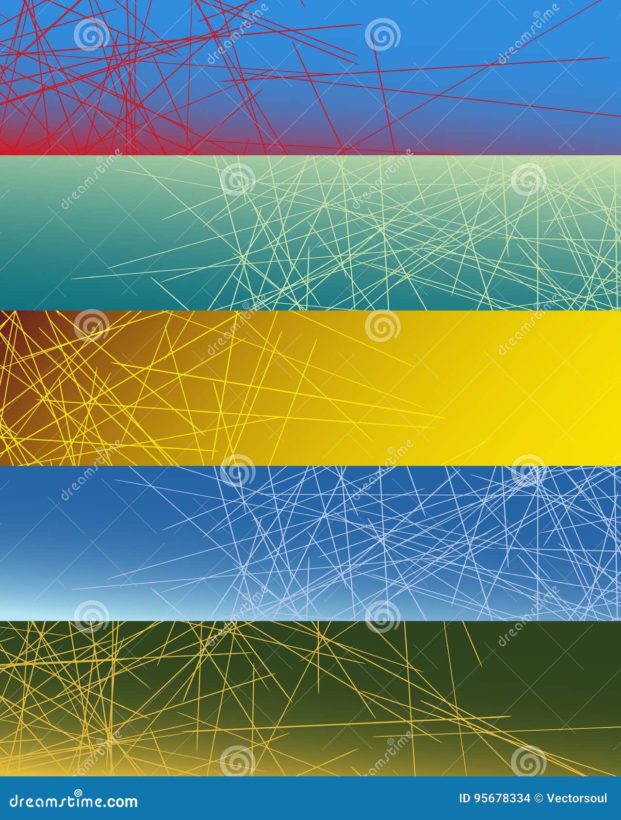 Abstract Colorful Background-pattern with Random Lines, Random S Stock ...