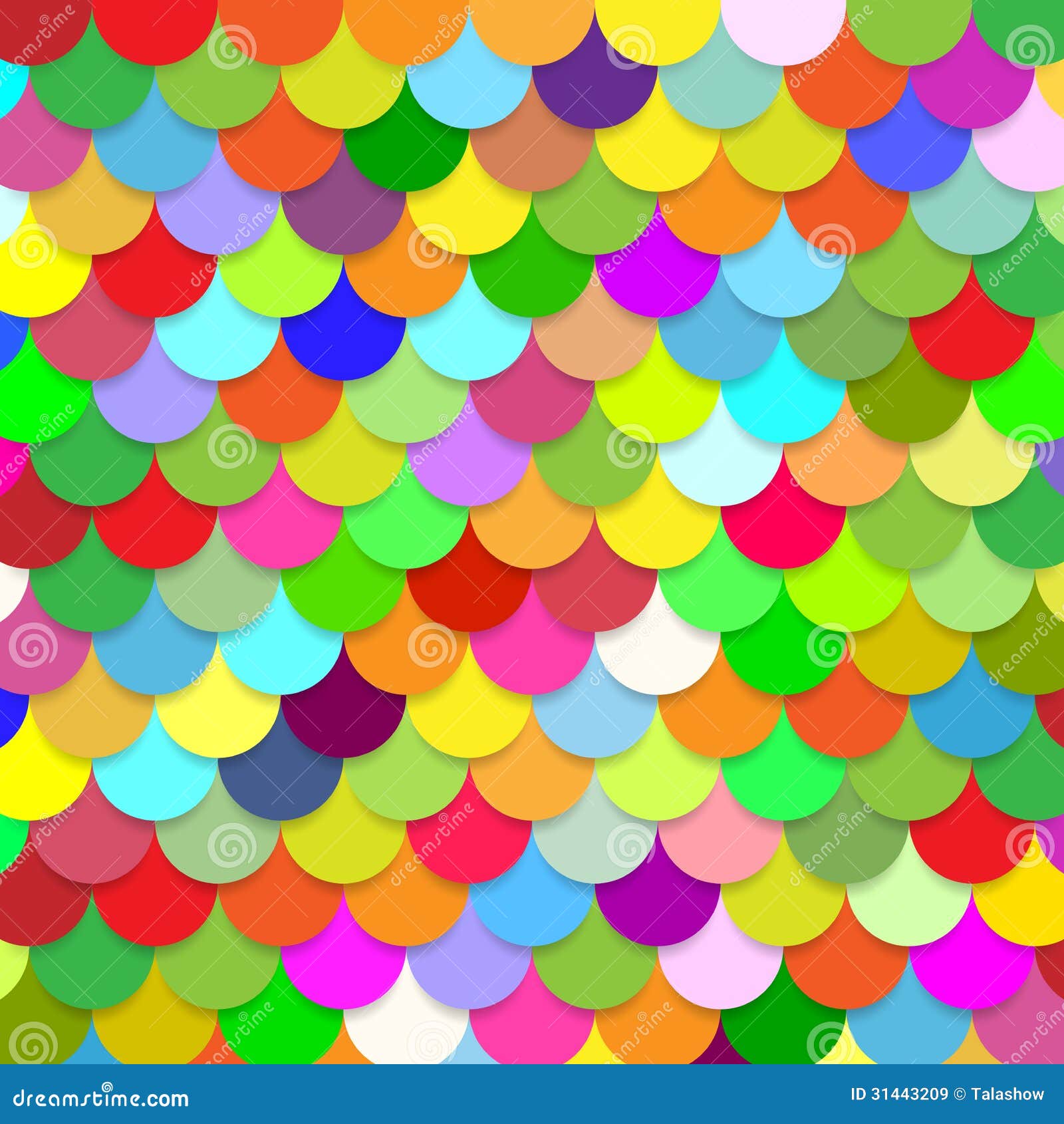 Abstract Colorful Background Scales Stock Vector - Illustration of ...