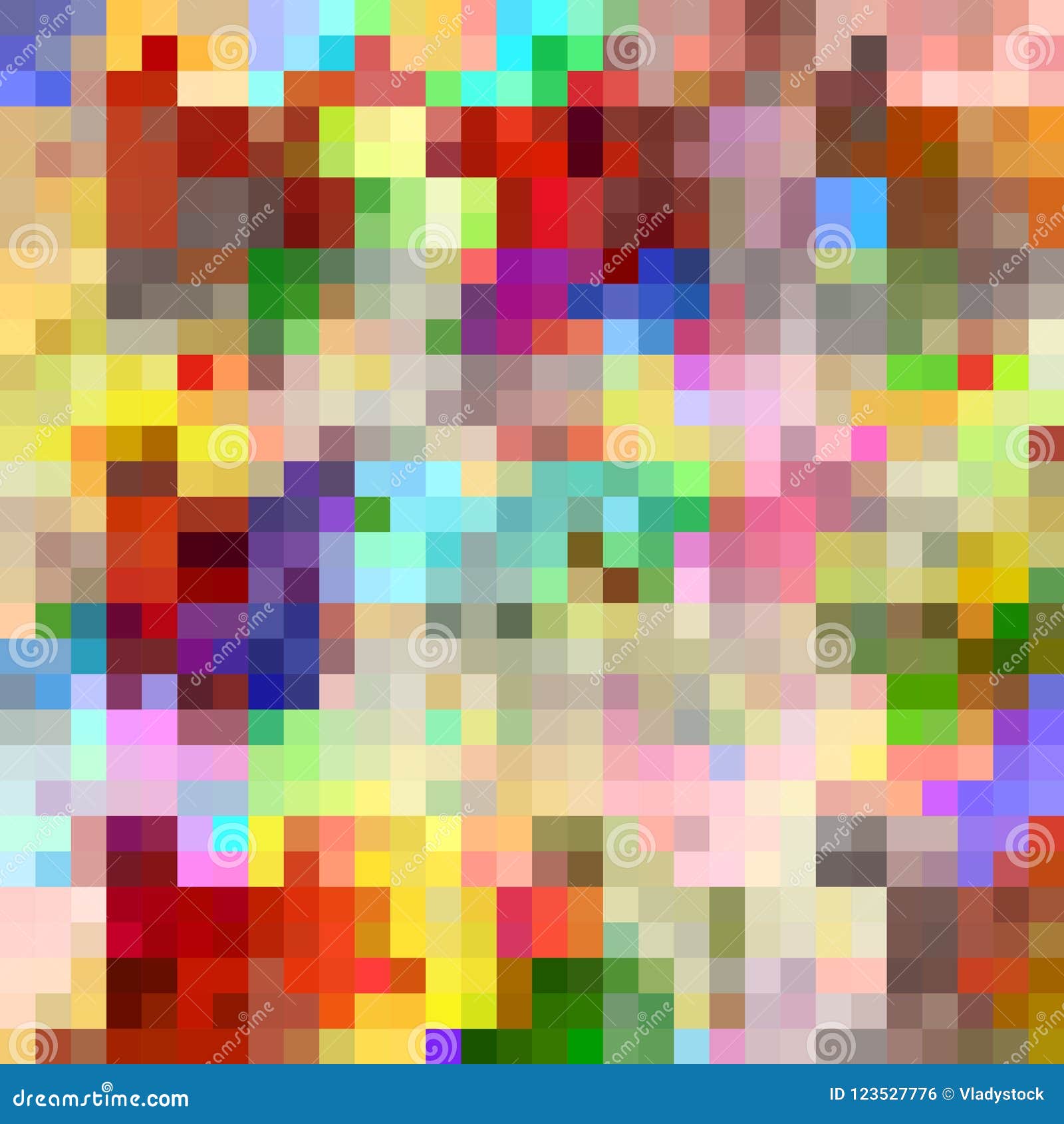 Abstract Colorful Background Of Squares. Geometric Texture Stock ...