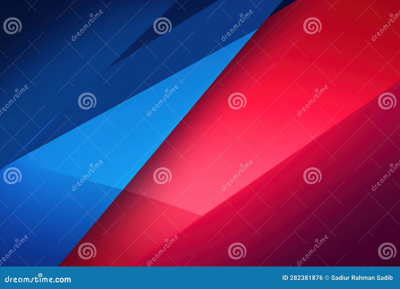 Abstract Colorful Background with Triangles. Red Blue Abstract Angled ...