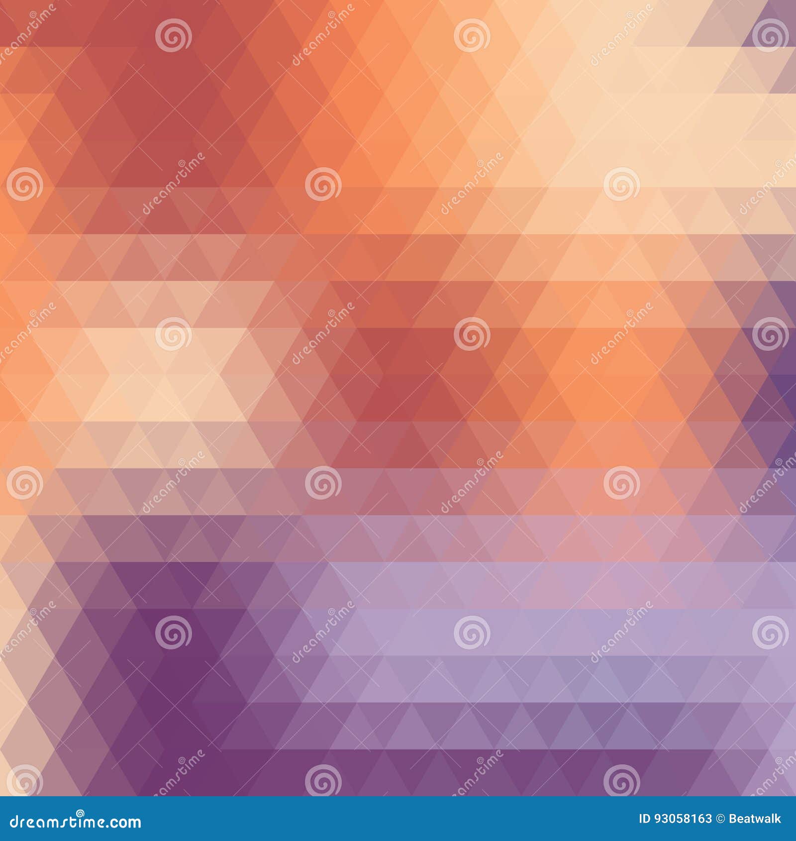 Abstract Colorful Background of Triangles Stock Vector - Illustration ...