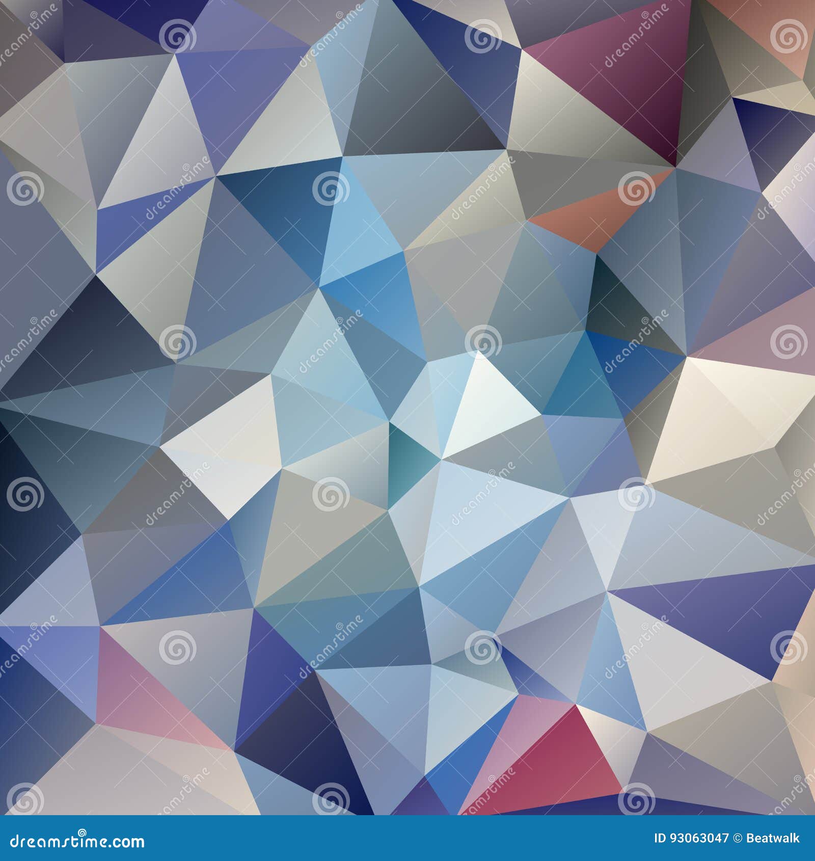 Abstract Colorful Background of Triangles Stock Vector - Illustration ...