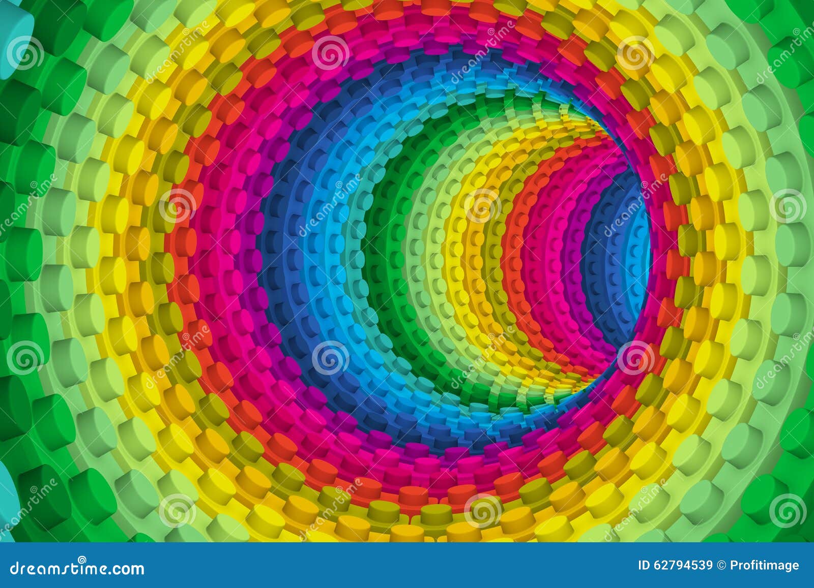 Abstract Colorful Background Tunnel Stock Illustration - Illustration ...